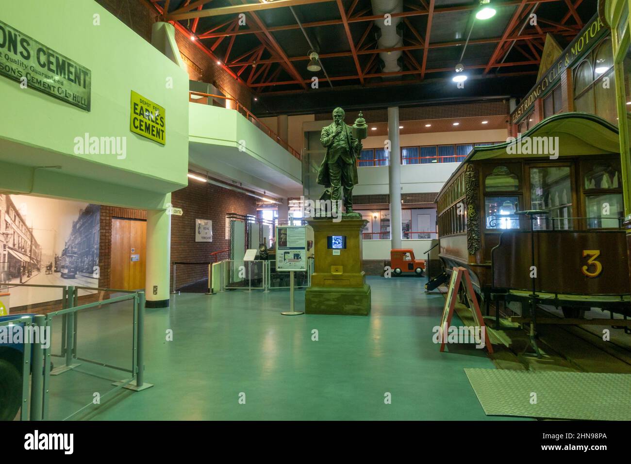 General view of display area in the Streetlife Museum, Museums Quarter ...