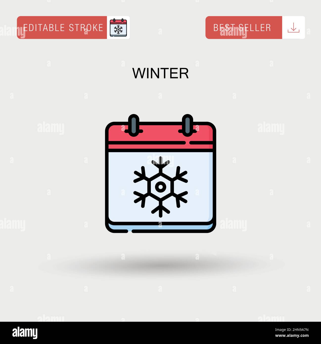 Closeup view winter ice Stock Vector Images - Alamy