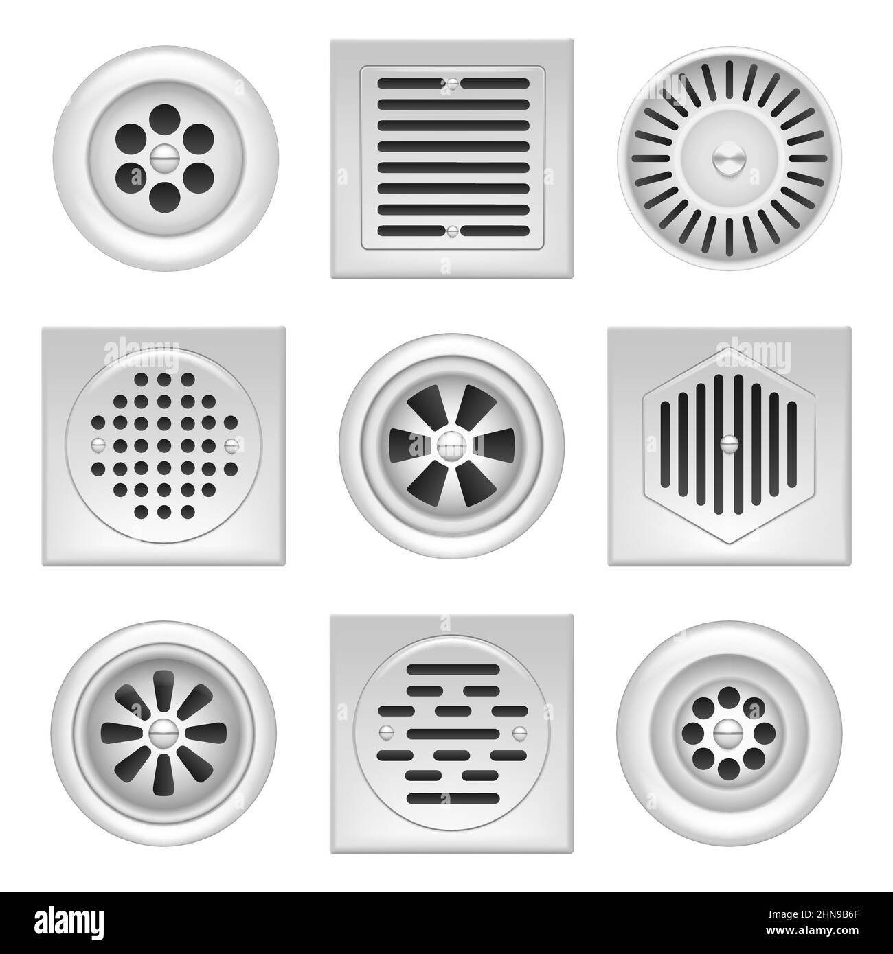 Kitchen water flow drain Cut Out Stock Images & Pictures - Alamy