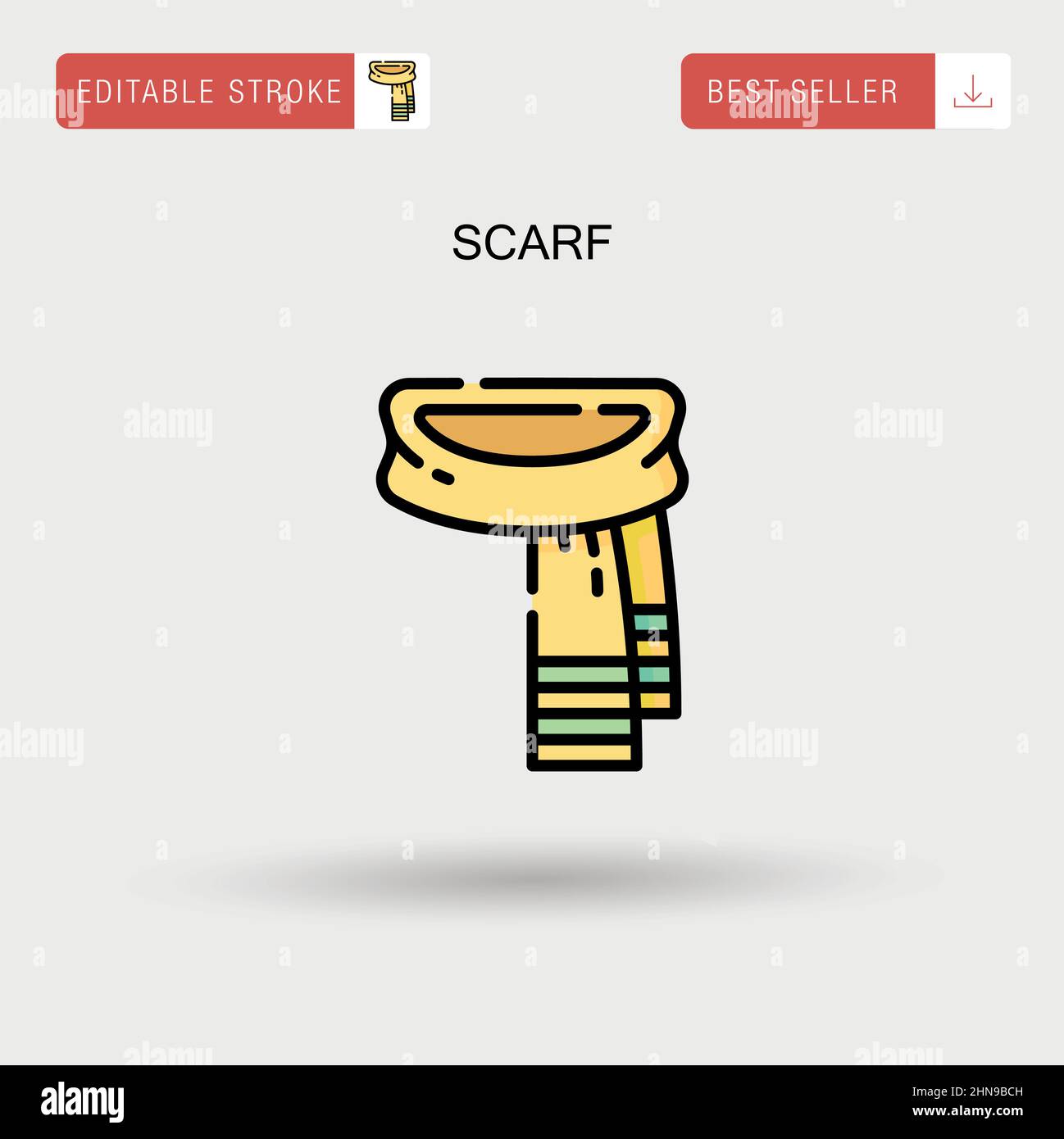 Scarf fashion printing Stock Vector Images - Alamy