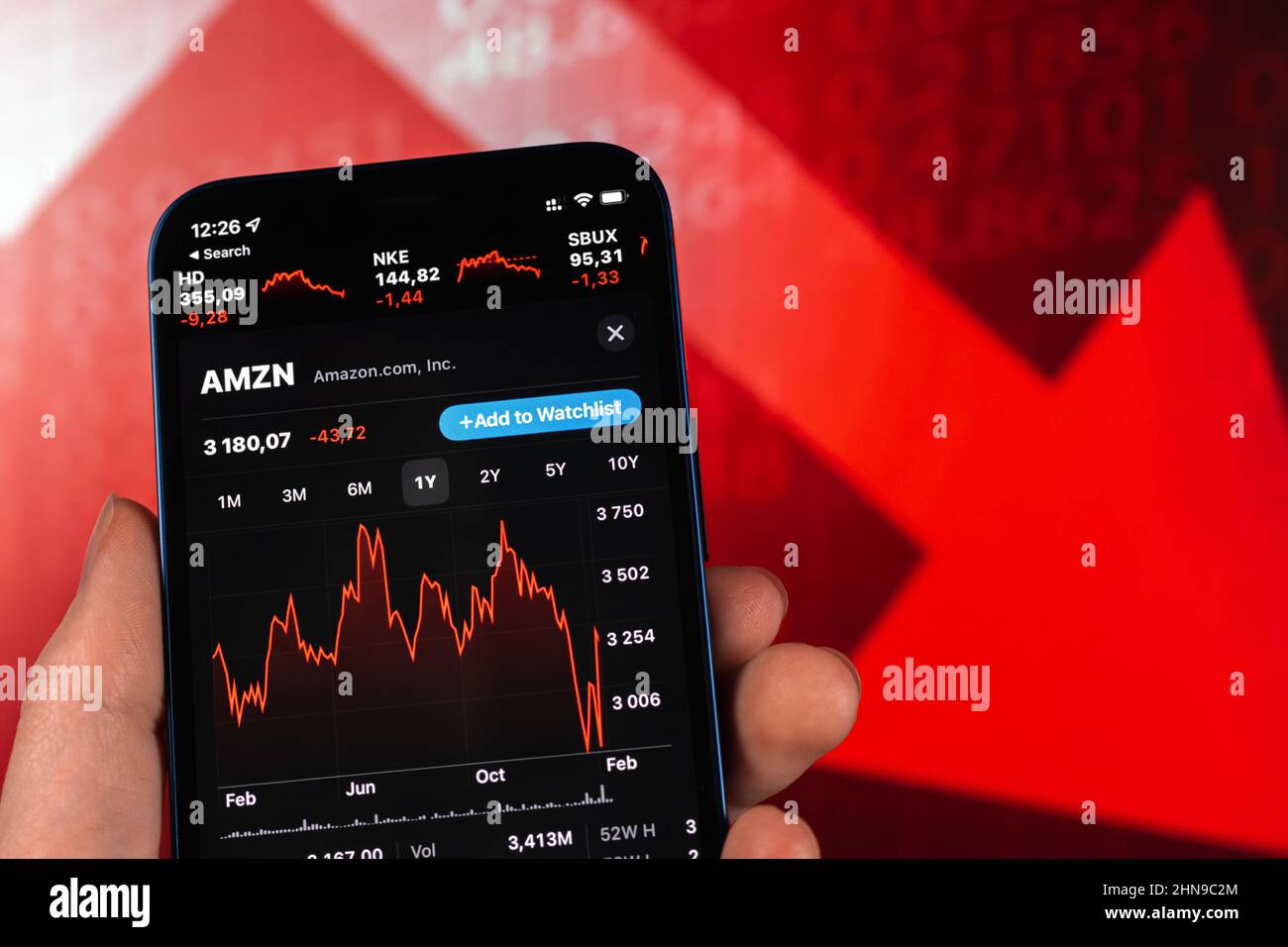 Amazon retail chart hi-res stock photography and images - Alamy