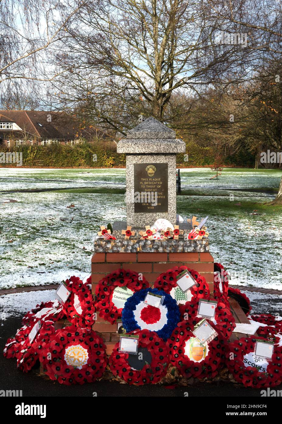 War Memorial, Didcot, Oxfordshire, England Stock Photo - Alamy