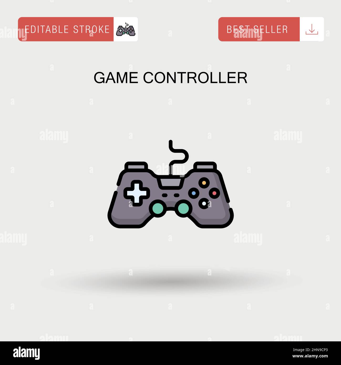 Joystick controller Stock Vector Images - Alamy