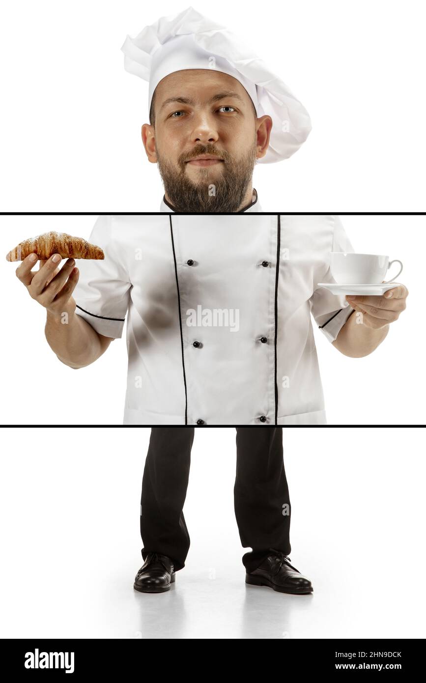 Handsome bearded man paper Cut Out Stock Images & Pictures - Alamy