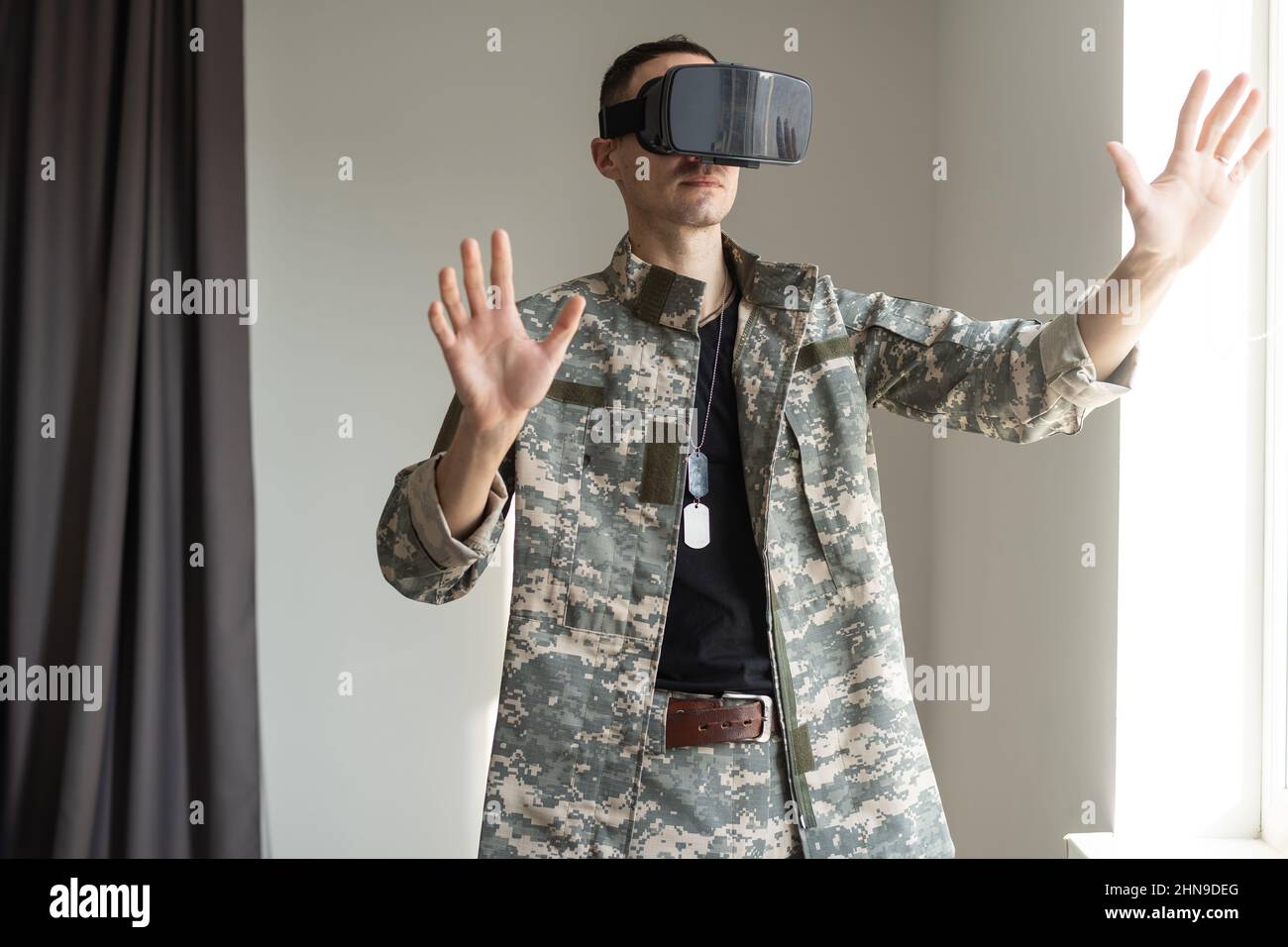 Augmented reality training simulation hi-res stock photography and ...