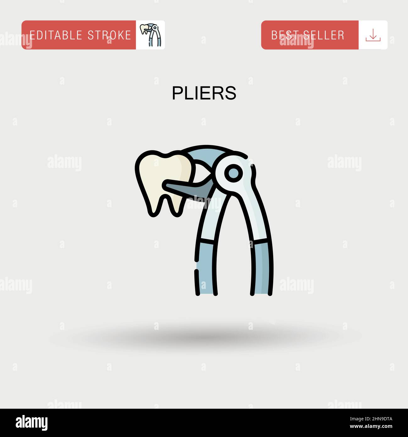 Repair service pliers icon Stock Vector Images - Alamy