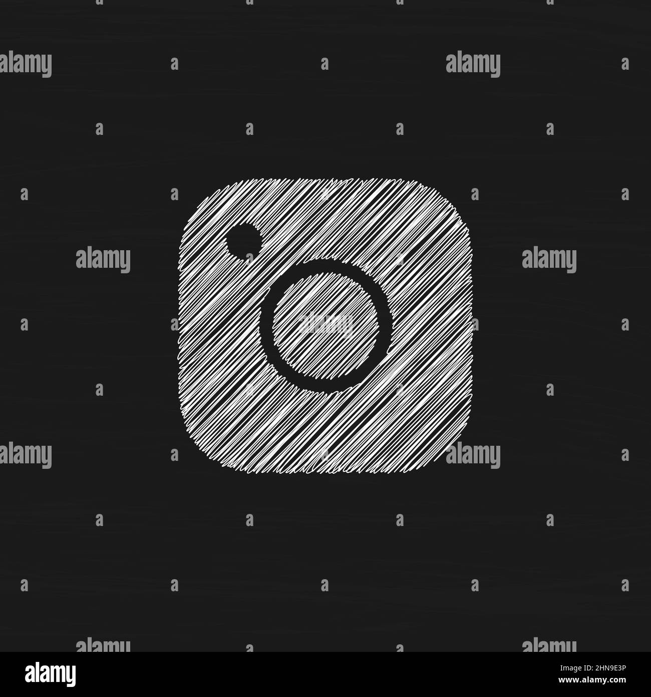 Gray Instagram Logo Vector