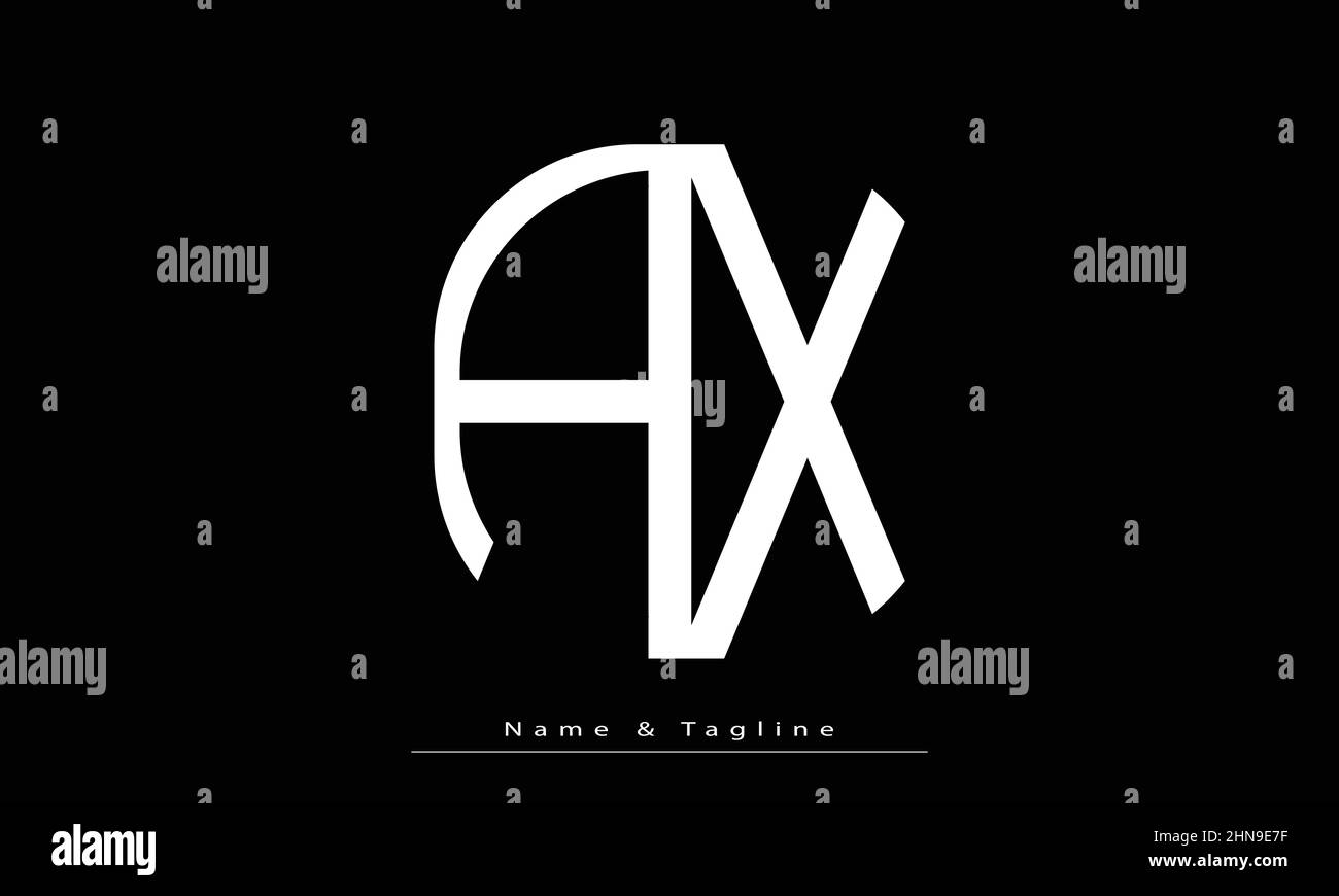 Alphabet letters Initials Monogram logo AX, XA Stock Vector Image & Art ...