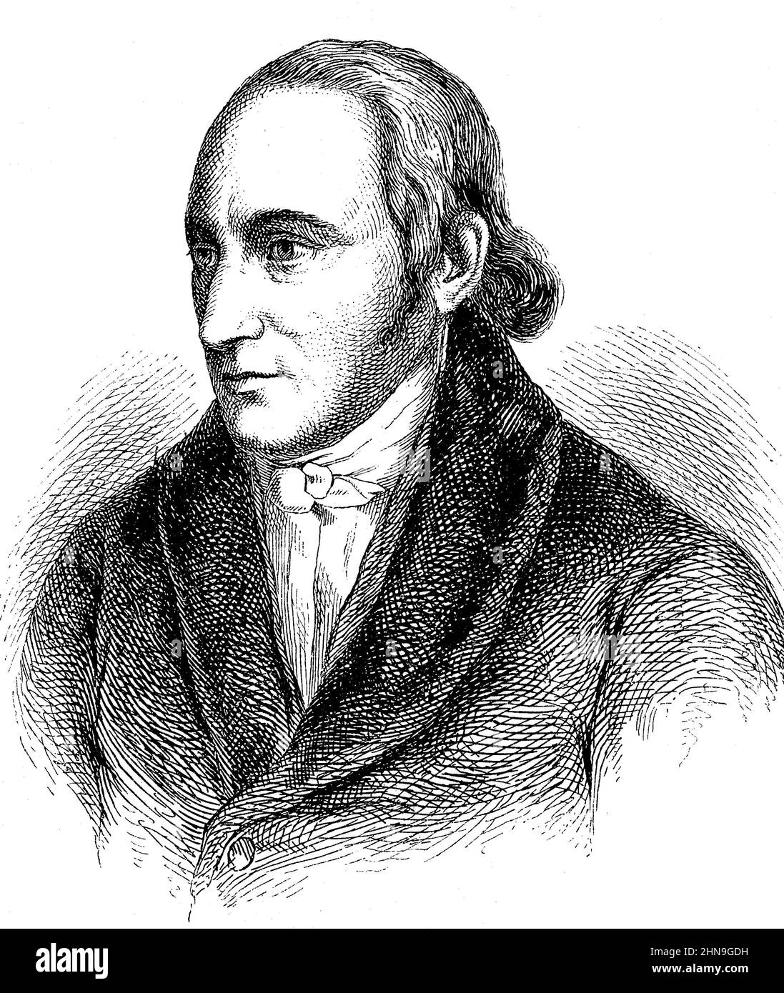 Christoph August Tiedge, 14. Dezember 1752 - 8. März 1841, war ein ...