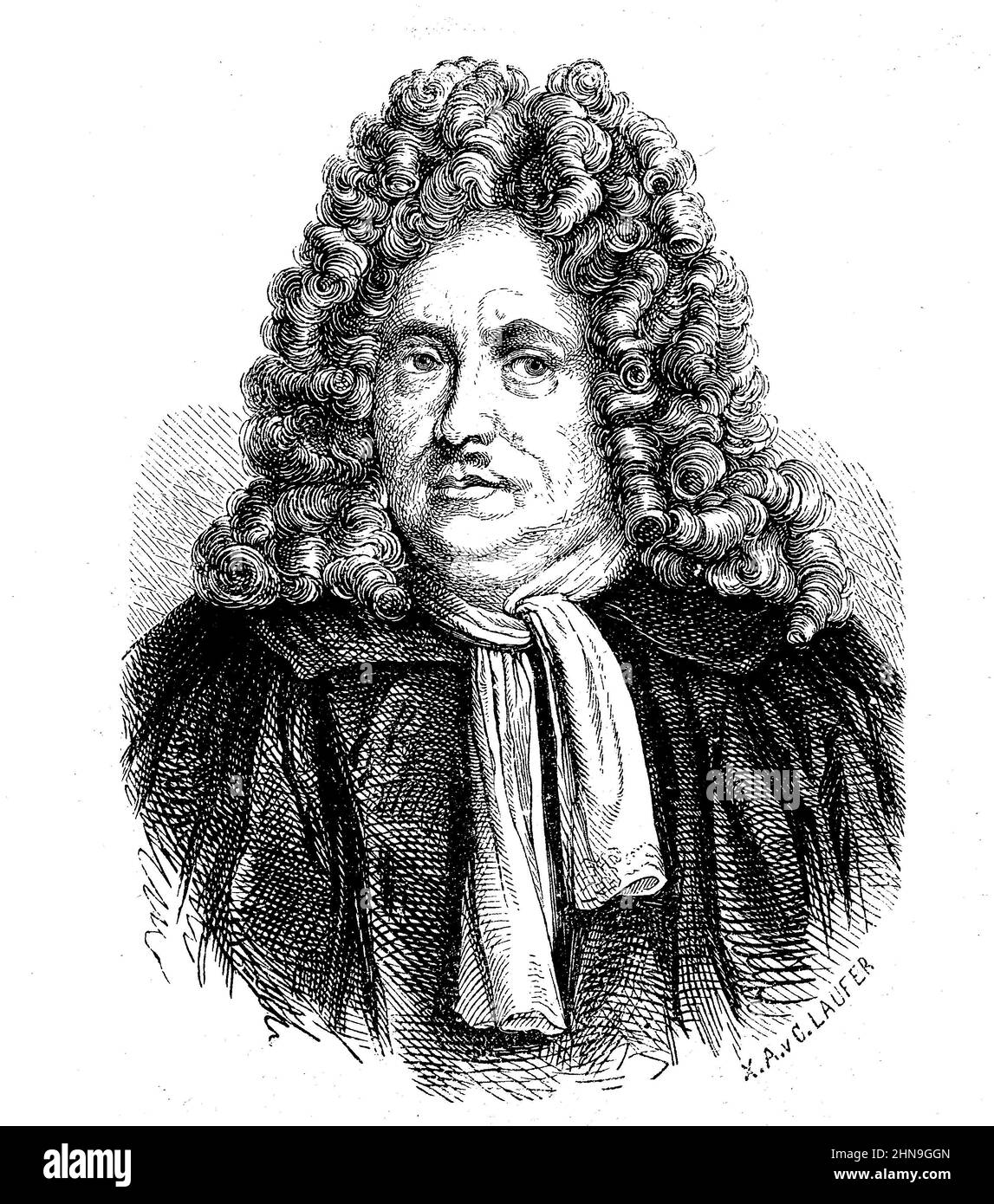 Christian Thomasius, 1. Januar 1655 - 23. September 1728, war ein ...