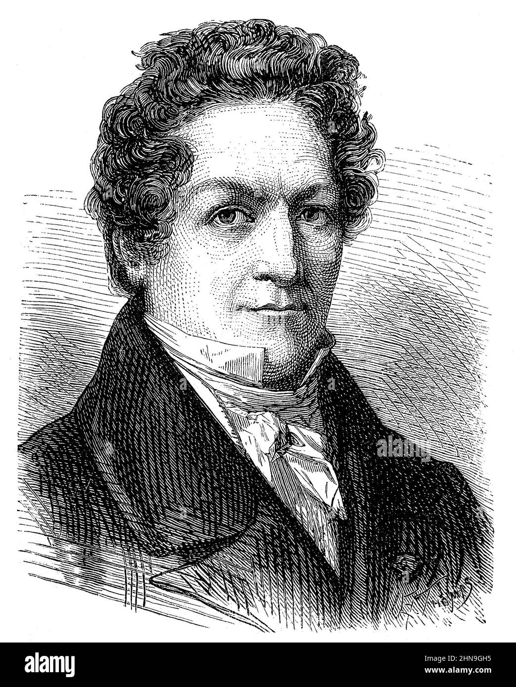 Louis Jacques Thénard, 4. Mai 1777 - 21. Juni 1857, war ein ...