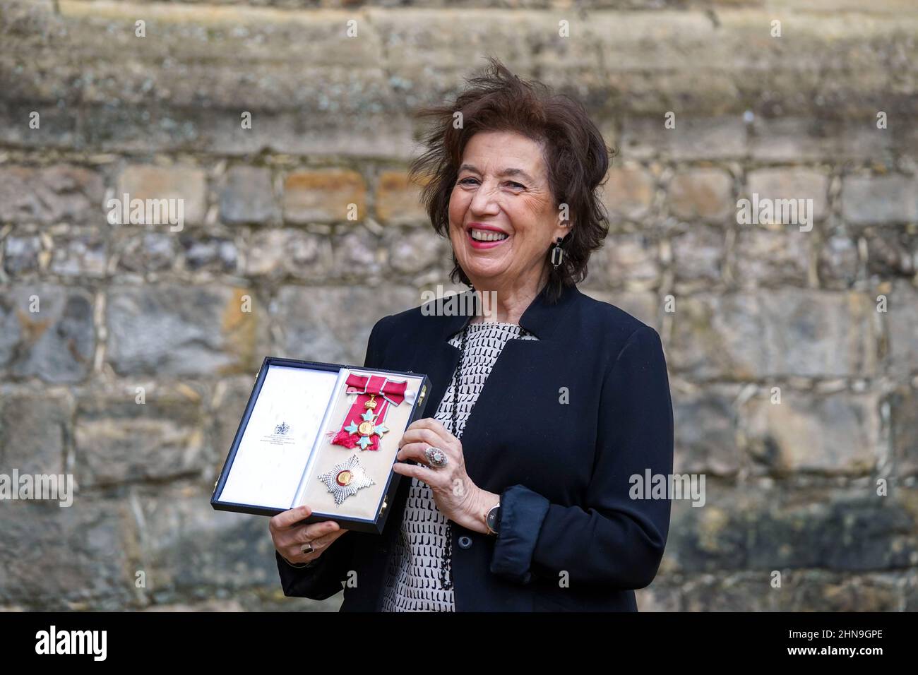 Dame Imogen Cooper from London after she was made a Dame Commander of ...