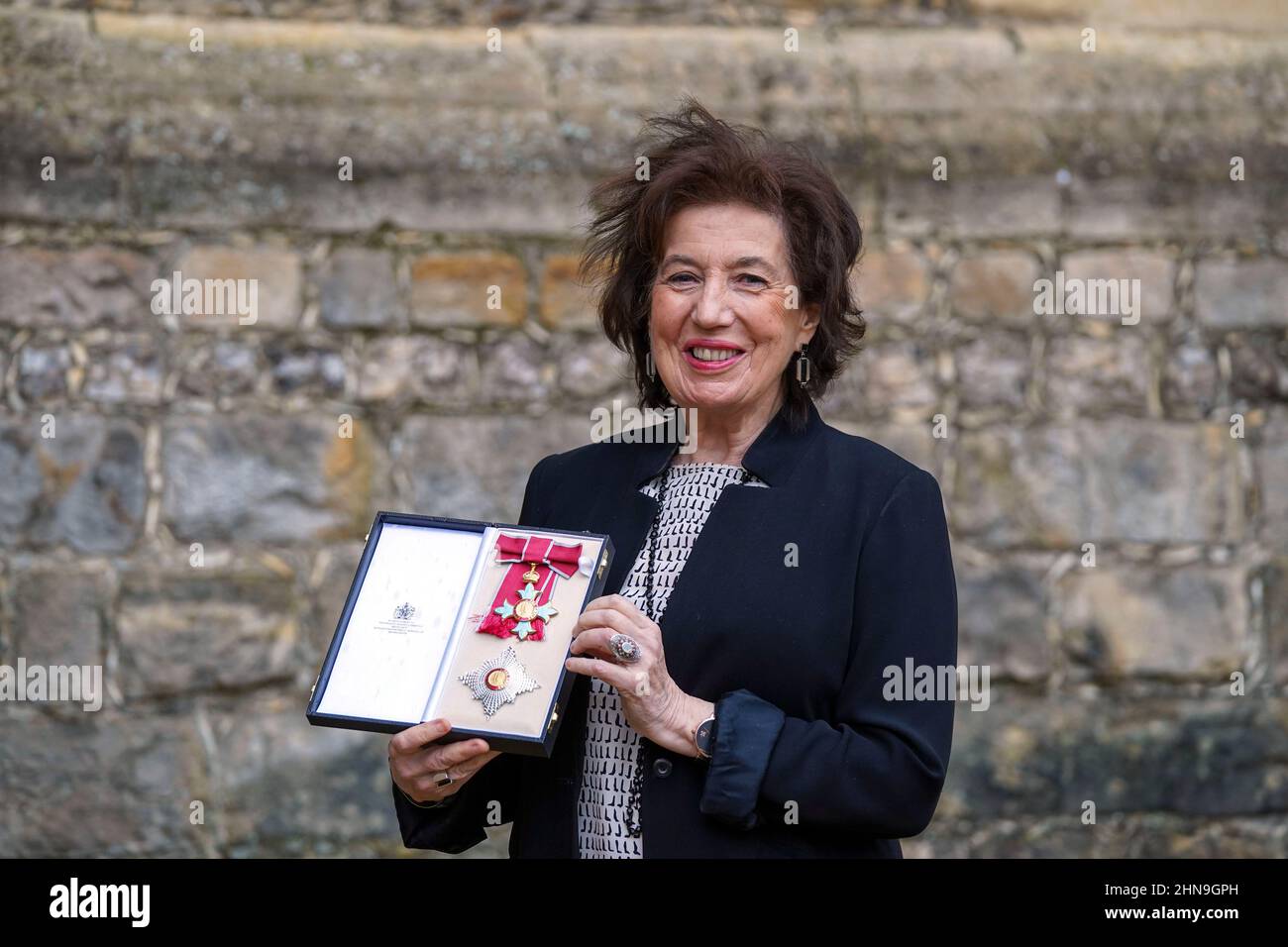 Dame Imogen Cooper from London after she was made a Dame Commander of ...