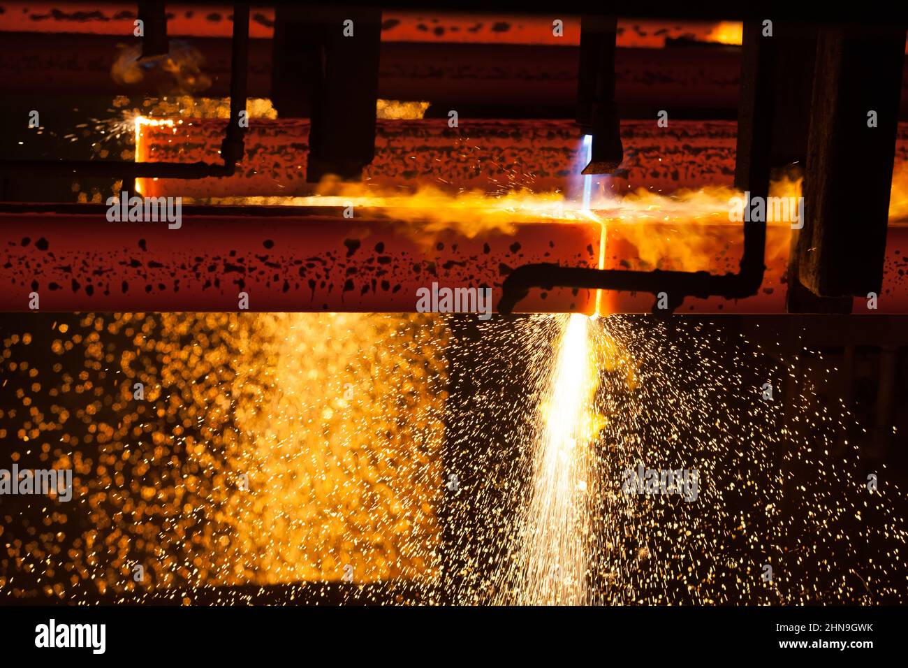Manufacturing of mild steel square bar on continuous casting machine ...