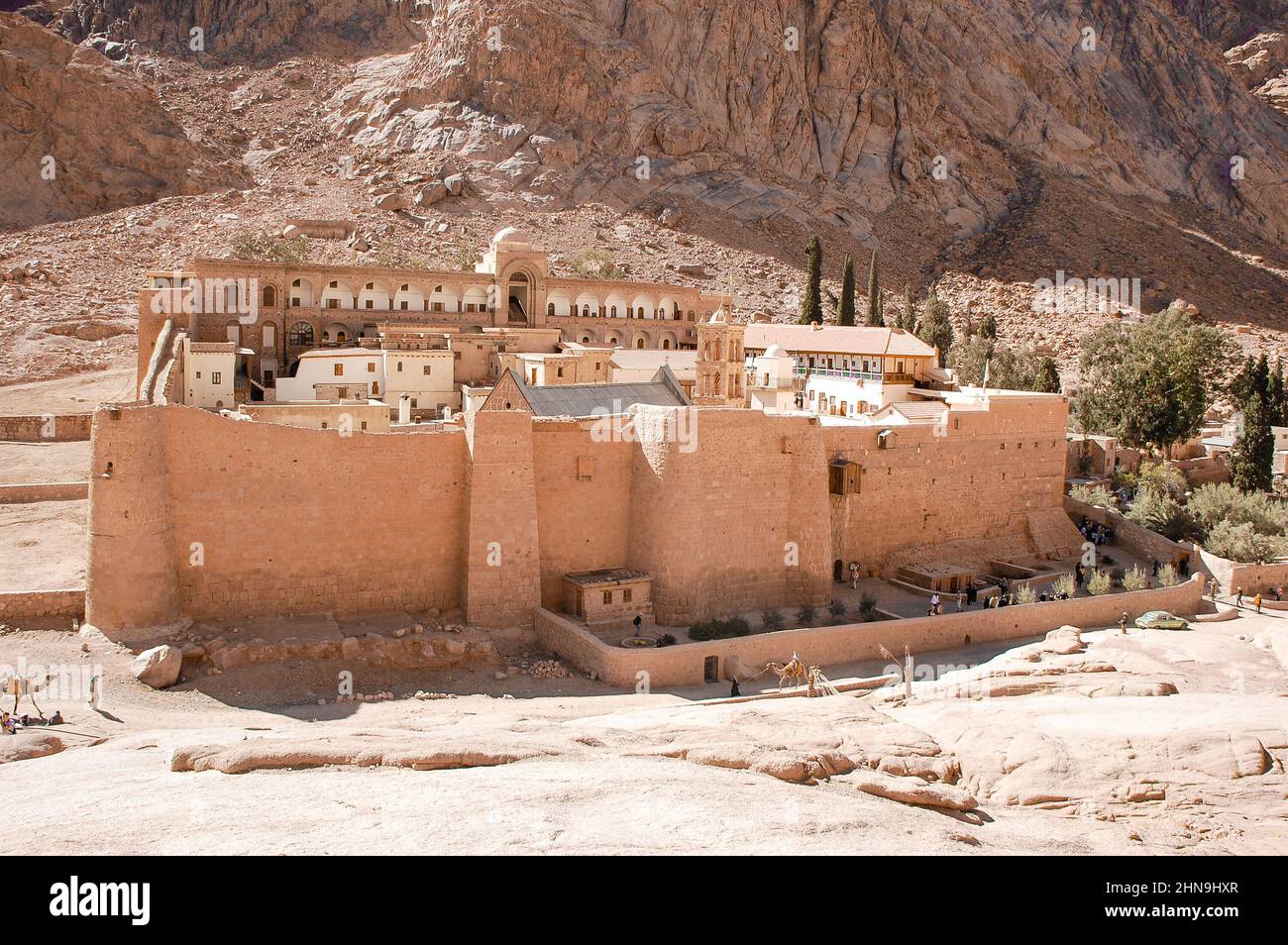 Mountain cloister-Monastery of St. Catherine in Egypt, Sinai Stock ...