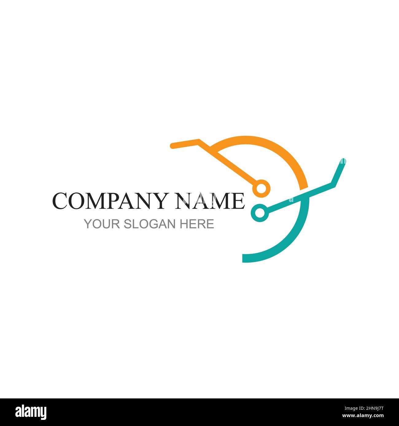 technology logo design vector Stock Vector Image & Art - Alamy