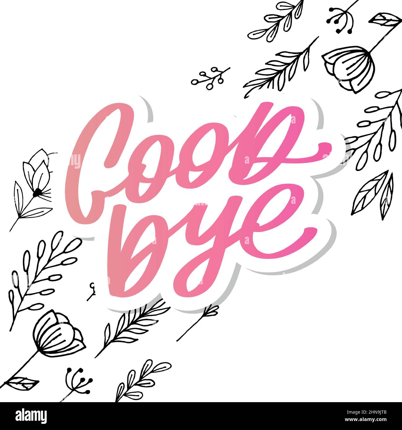 Writing farewell Stock Vector Images - Alamy
