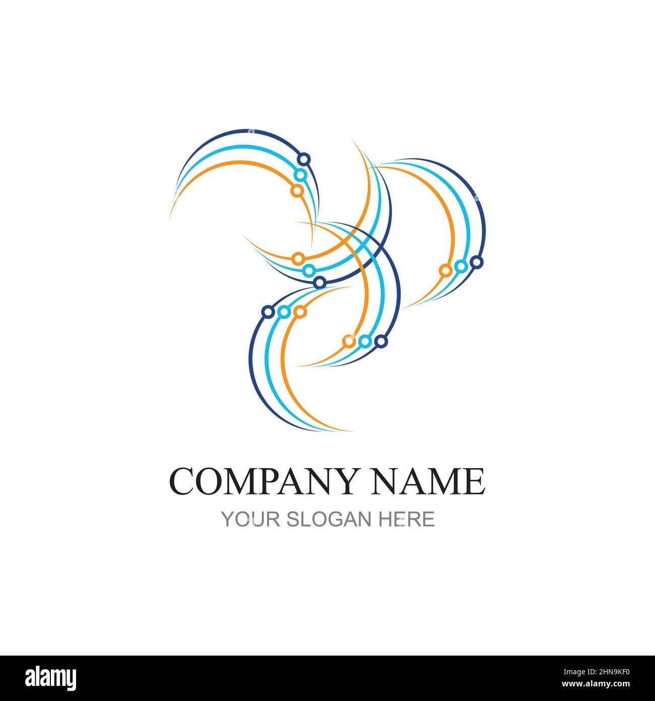 technology logo design vector Stock Vector Image & Art - Alamy