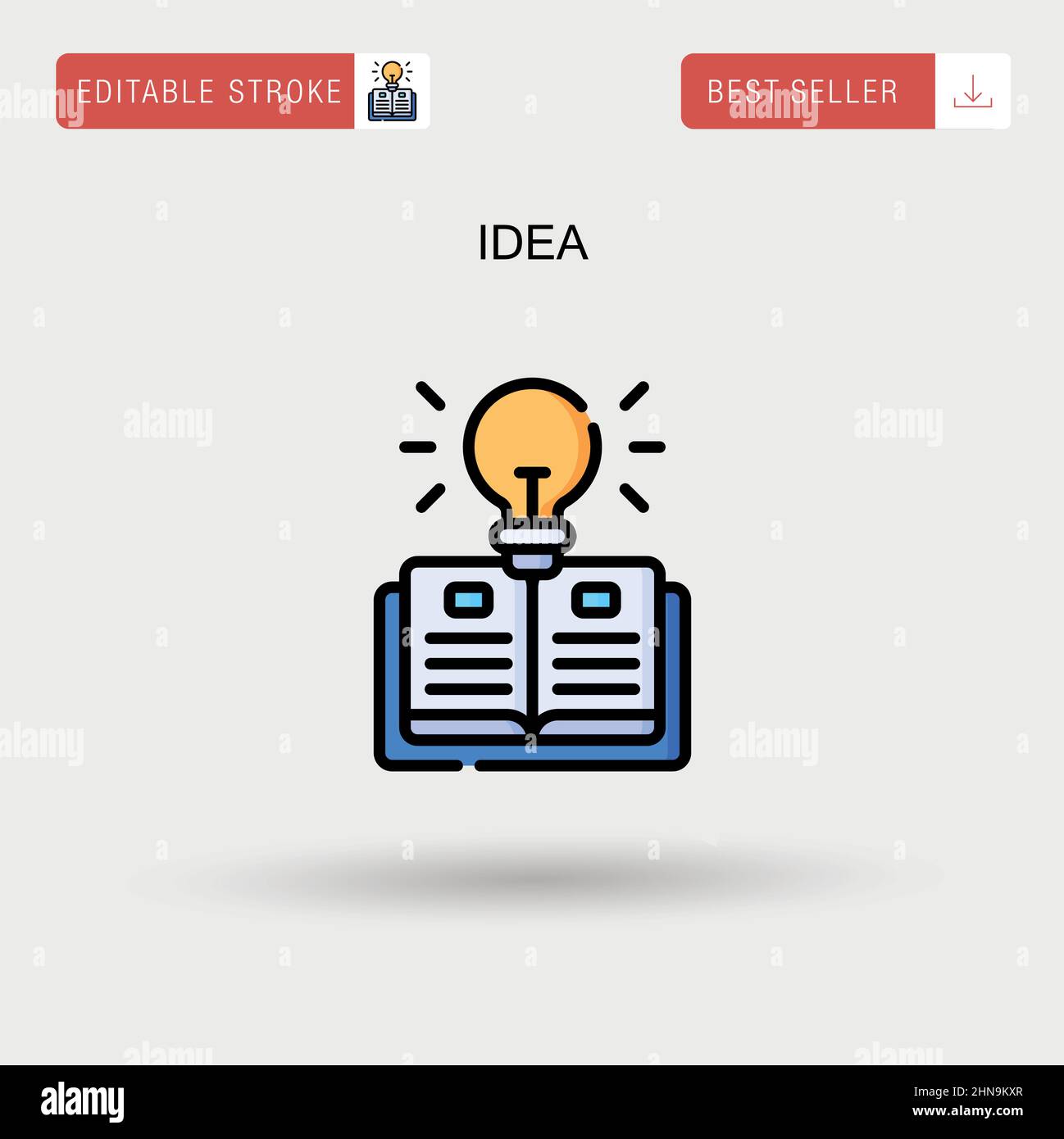 Idea Simple vector icon Stock Vector Image & Art - Alamy