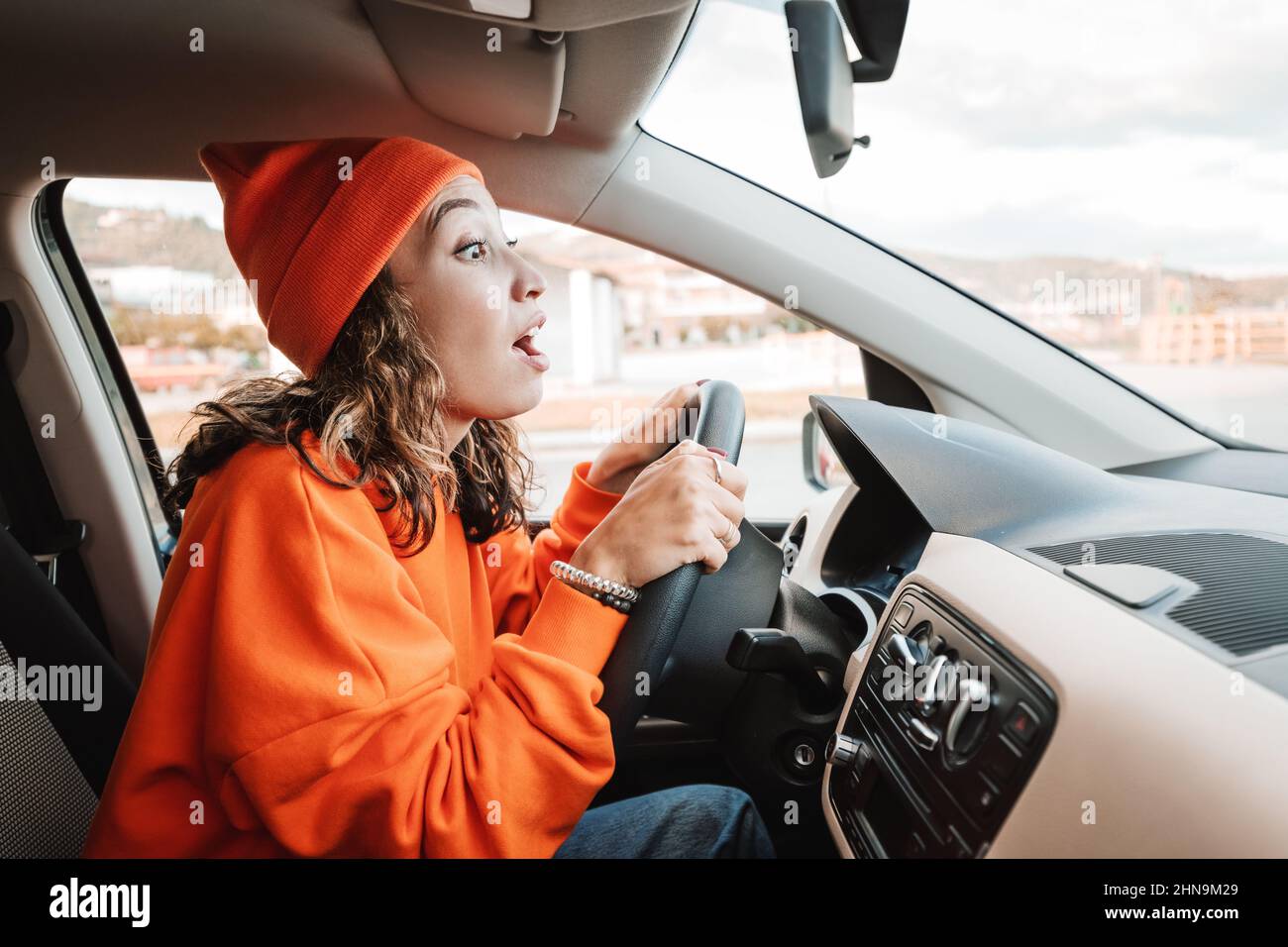 Driving test funny hi-res stock photography and images - Alamy