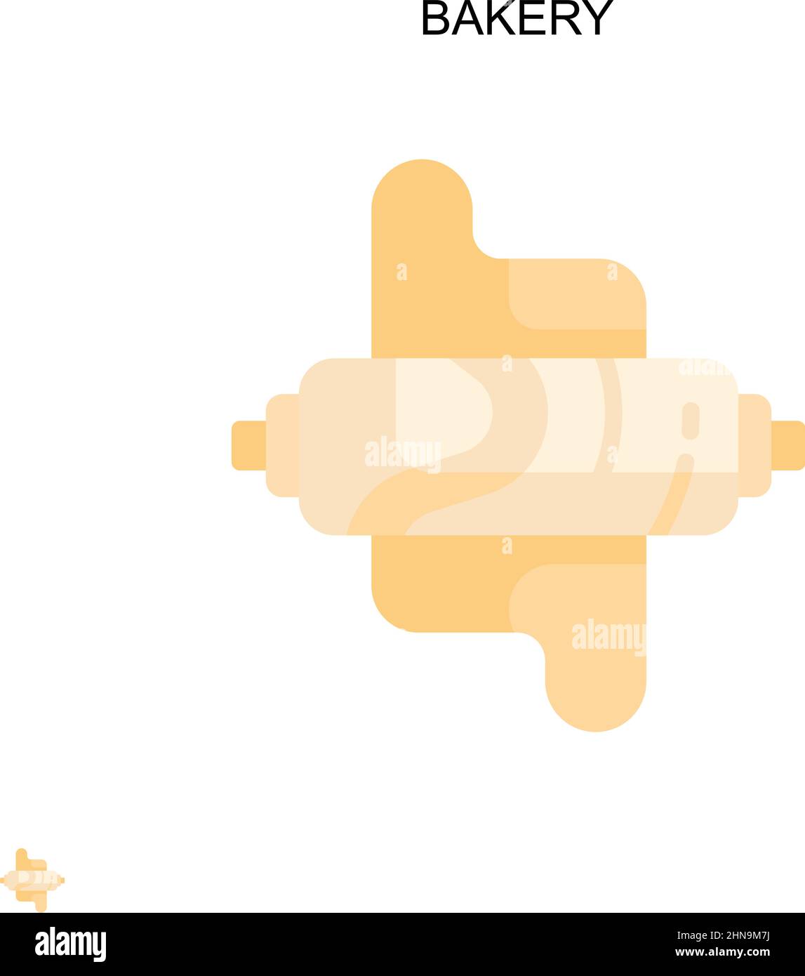 Simple bakery logo hi-res stock photography and images - Alamy