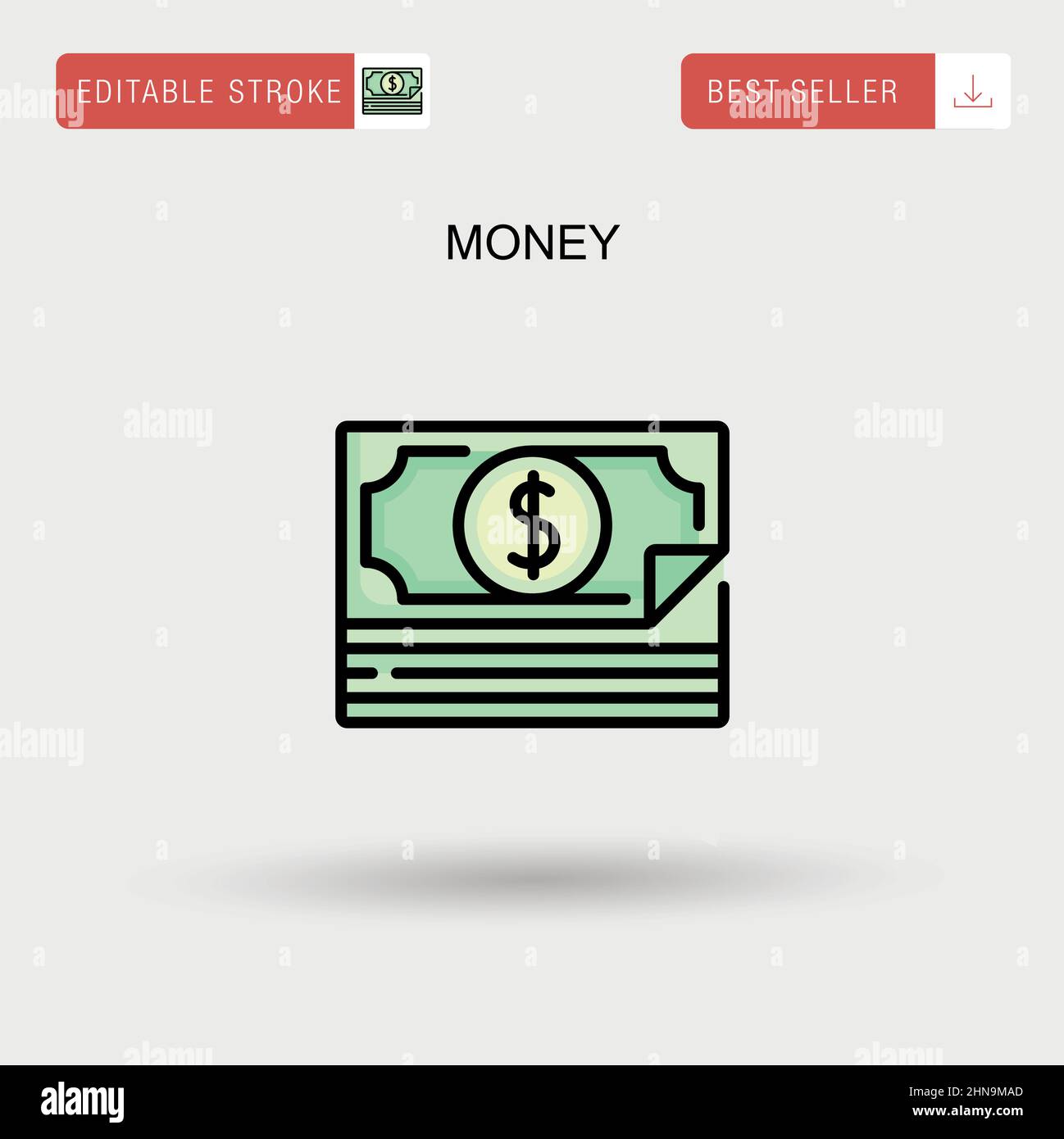 Money Simple vector icon Stock Vector Image & Art - Alamy