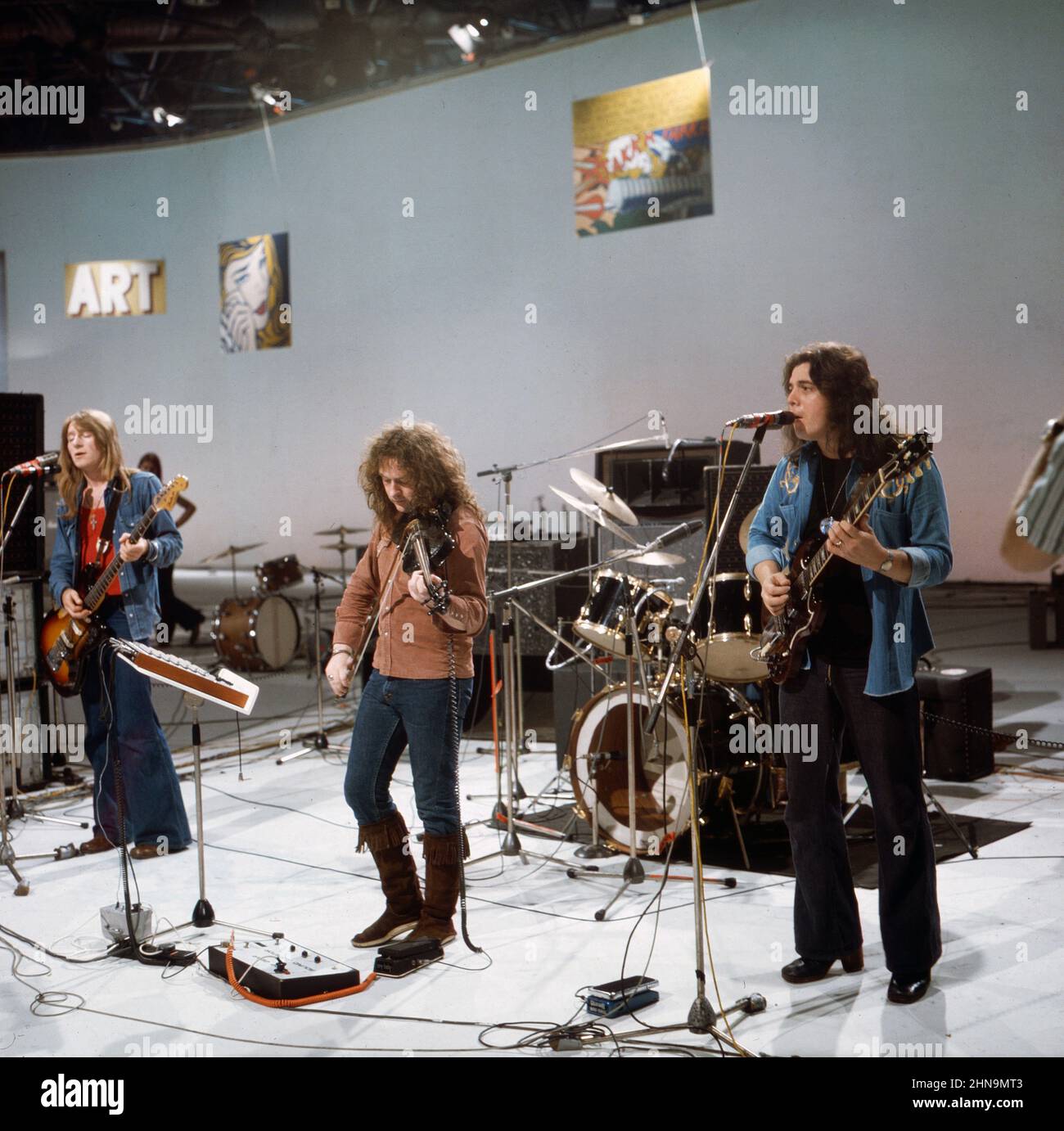 East of Eden, britische Rockband, bei einem Auftritt in Deutschland, um ...