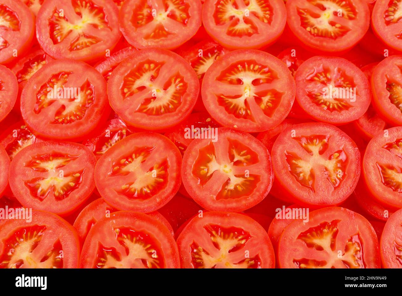 Tomato sliced texture hi-res stock photography and images - Alamy