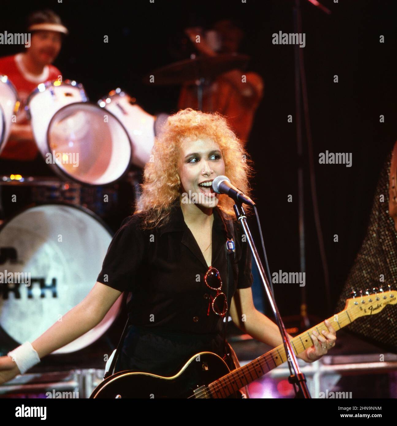 Carolyne Mas, amerikanische Rockmusikerin, Gitarristin, Singer ...