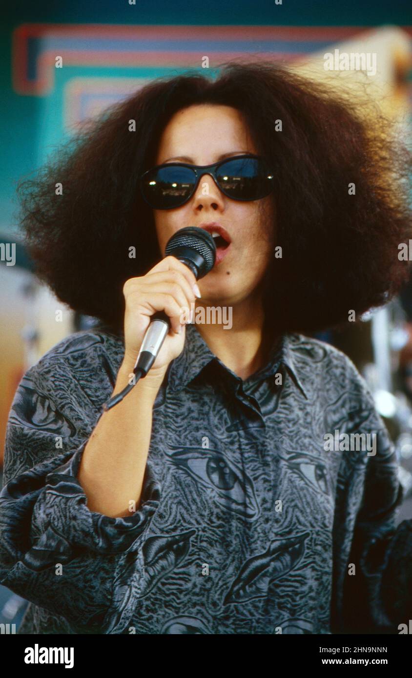 Matia Bazar, italienische Pop-Gruppe mit Sängerin Antonella Ruggiero ...