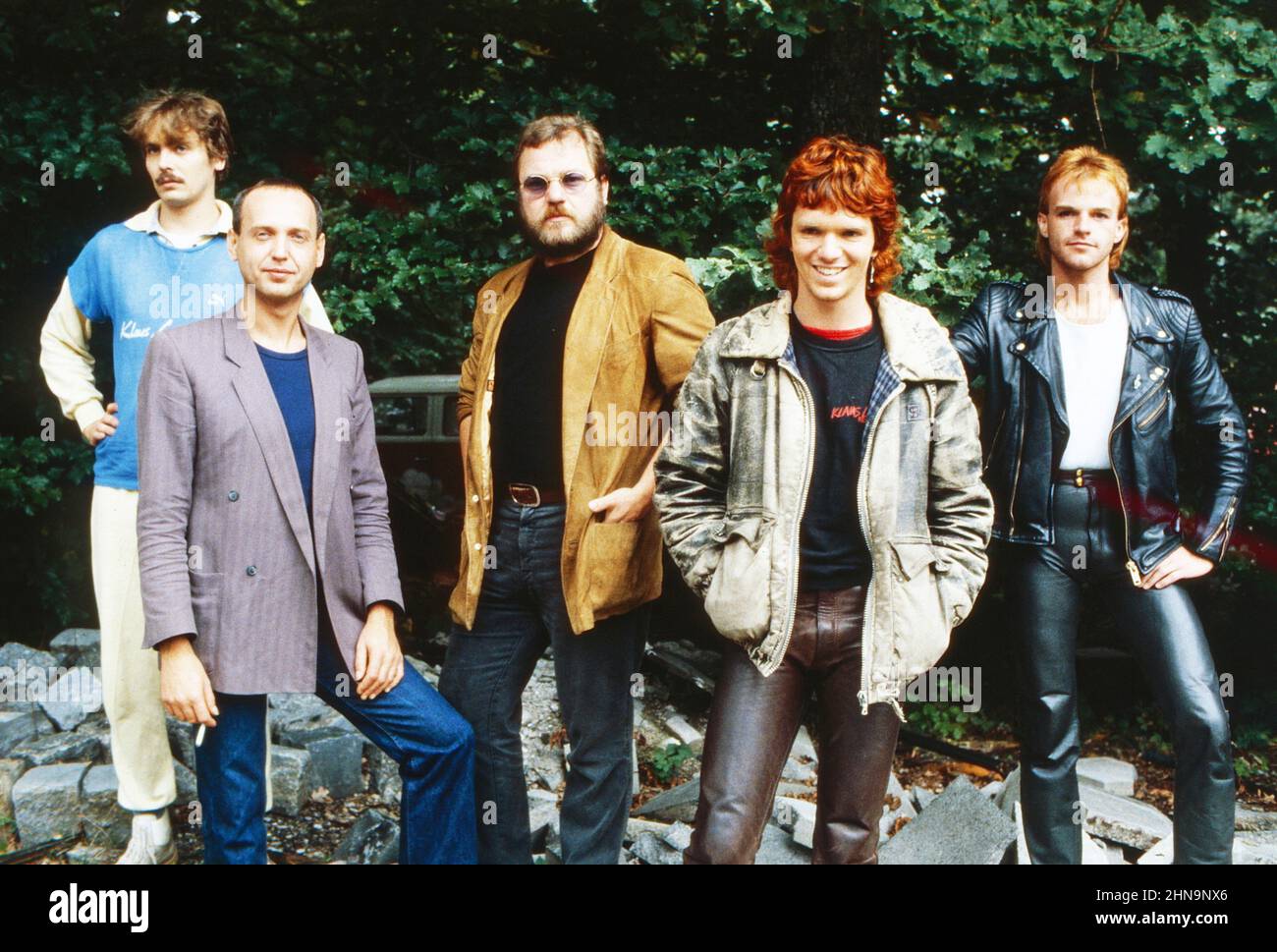 Klaus Lage Band mit Sänger und Musiker Klaus Lage, 1985 Stock Photo - Alamy
