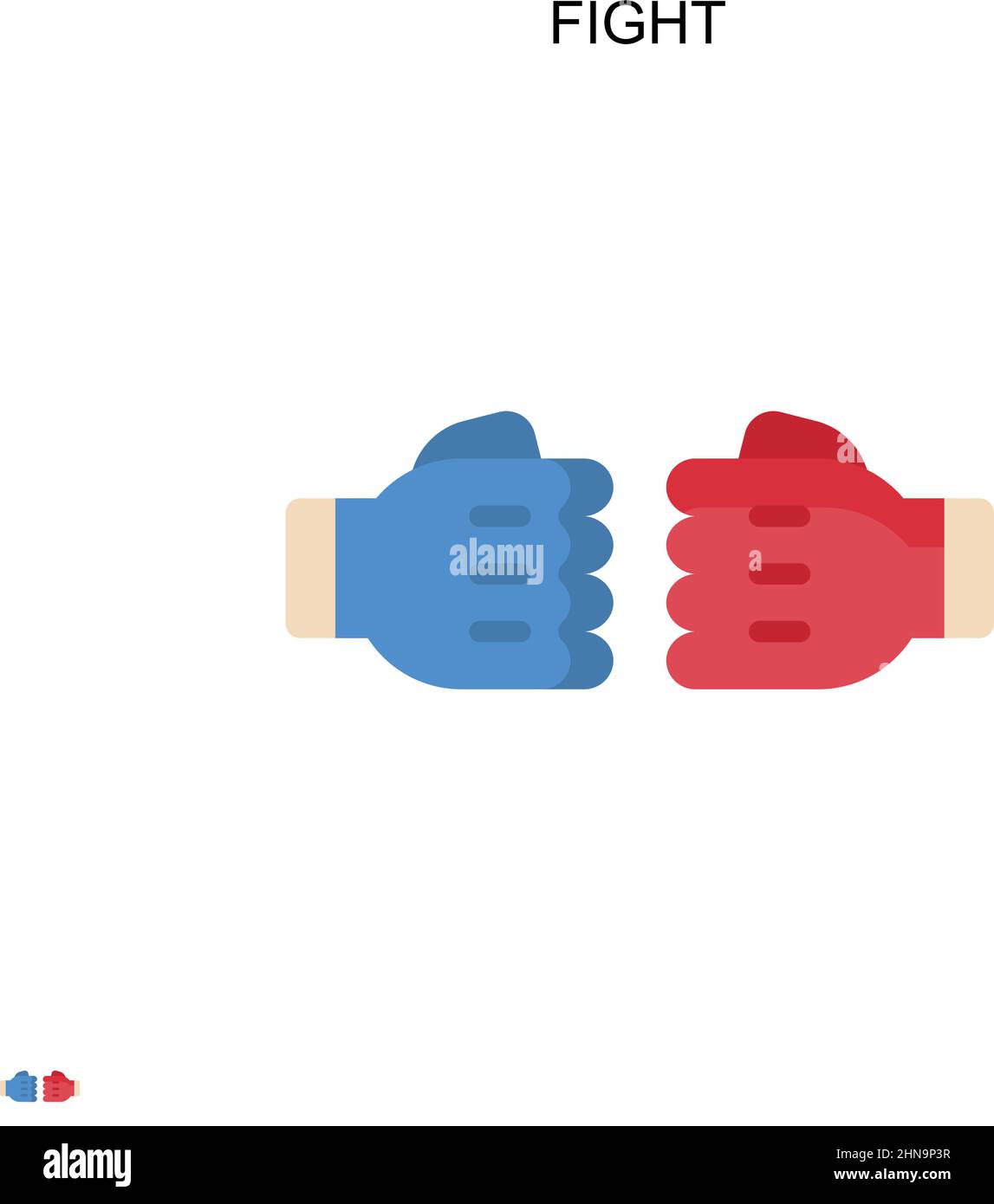 Fight icon hi-res stock photography and images - Alamy