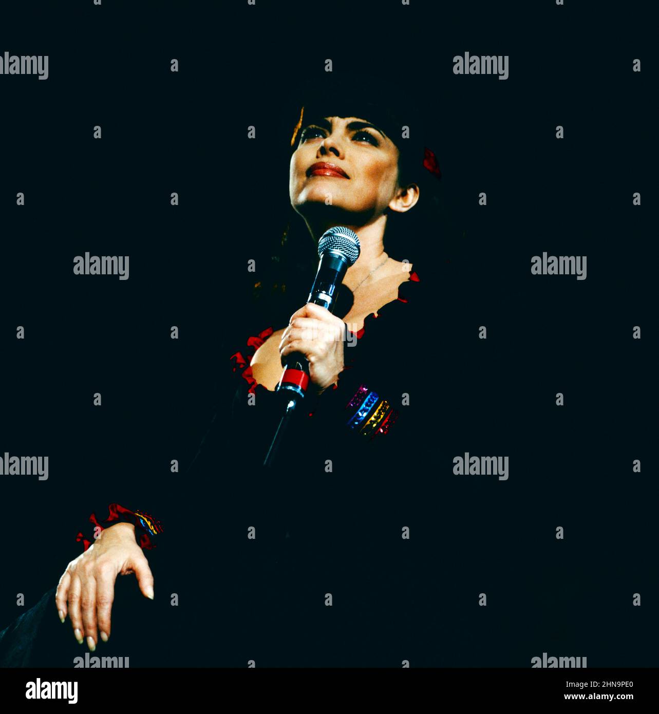 Mireille Mathieu, berühmte französische Sängerin, Portrait circa von ...