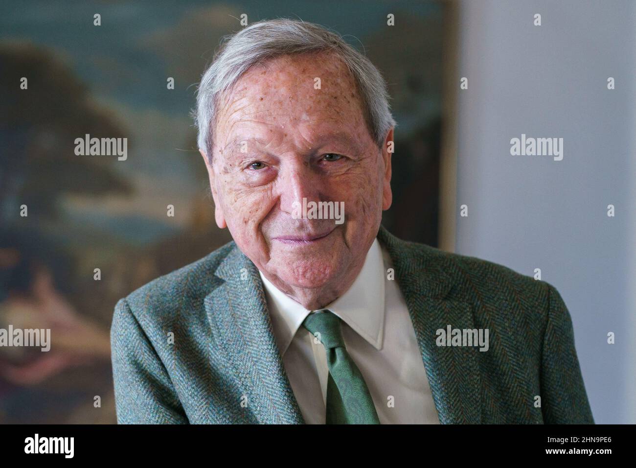 Spanish architect, José Rafael Moneo Vallés poses during a portrait ...