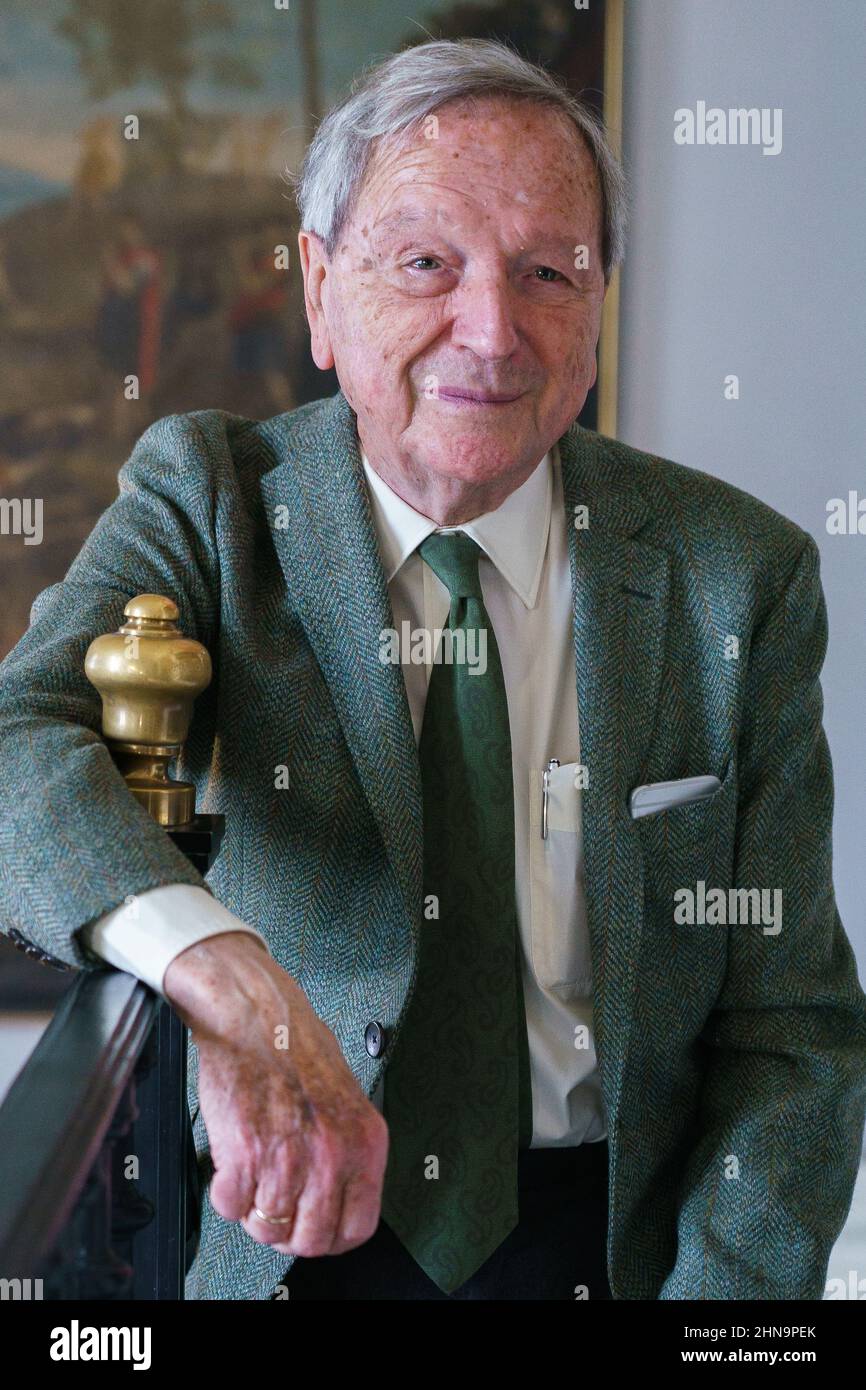 Spanish architect, José Rafael Moneo Vallés poses during a portrait ...