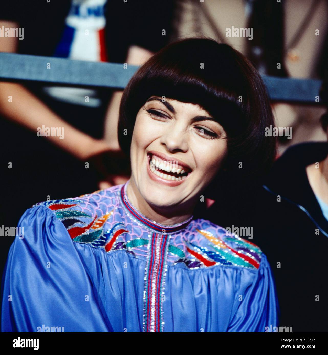 Hitparade, ZDF Musiksendung, Auftritt der französischen Sängerin ...