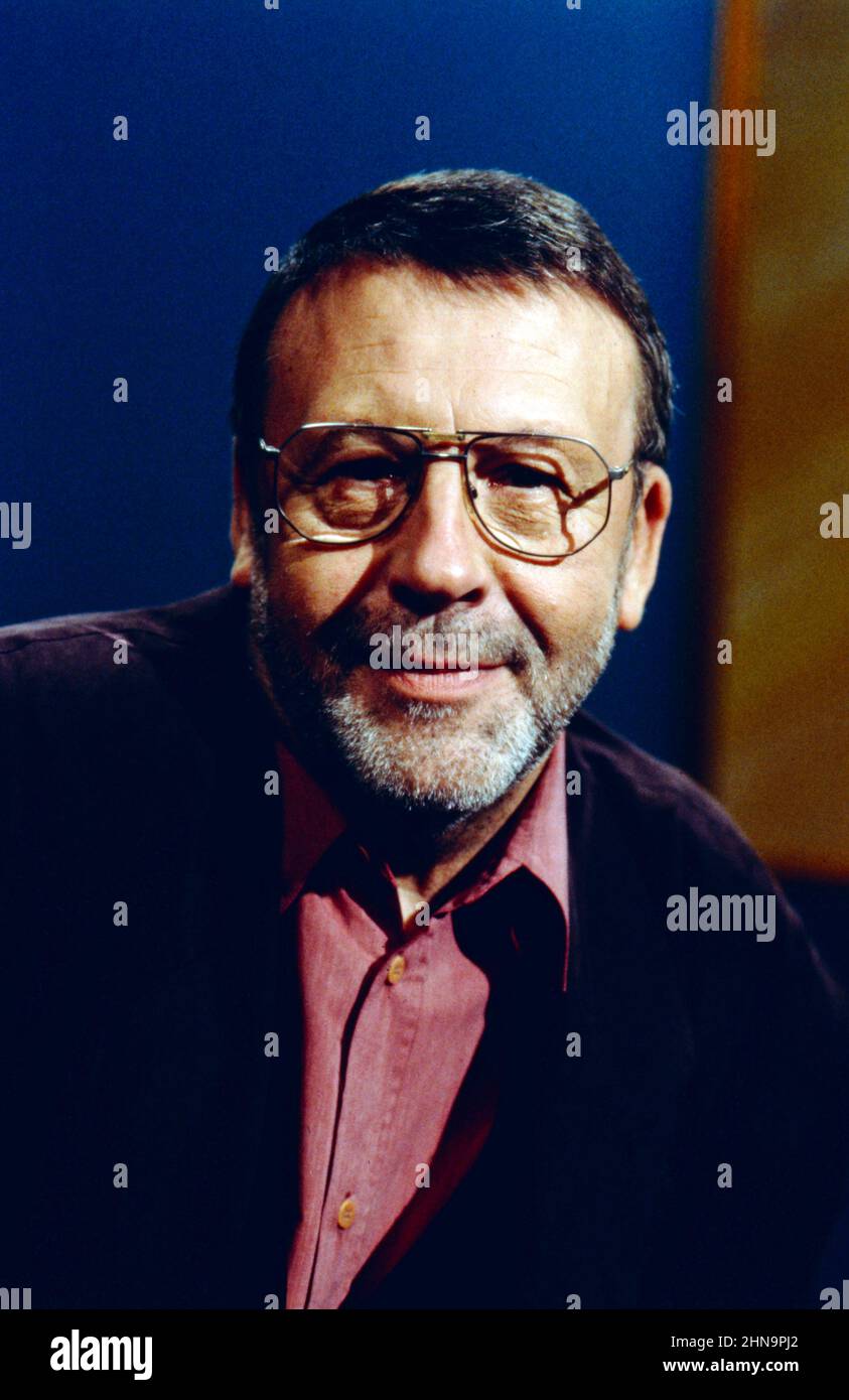 Günter Lamprecht, deutscher Schauspieler, Portrait von 1991. Guenther ...