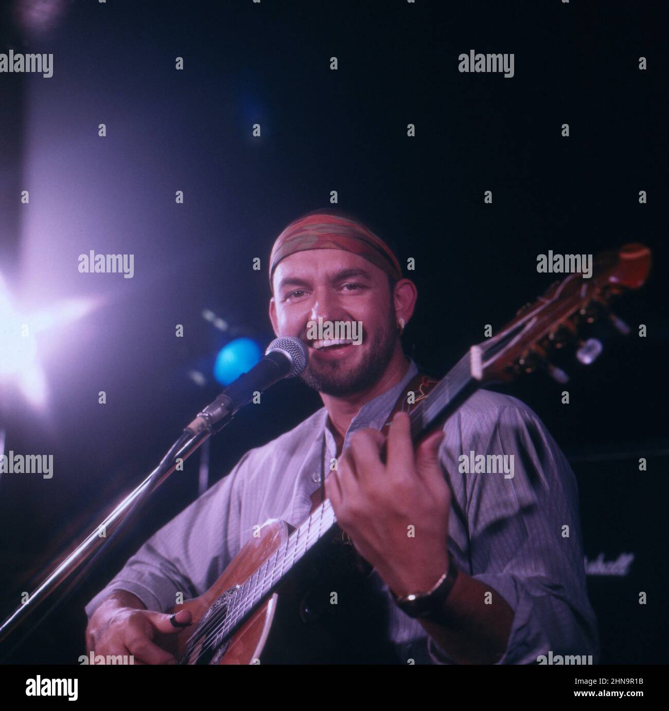 Willy Michl, bayerischer Liedermacher, in München, Deutschland 1981 ...