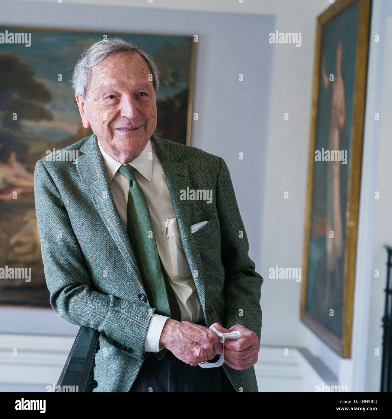 Spanish architect, José Rafael Moneo Vallés poses during a portrait ...