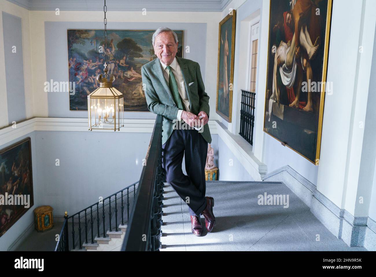 Spanish architect, José Rafael Moneo Vallés poses during a portrait ...