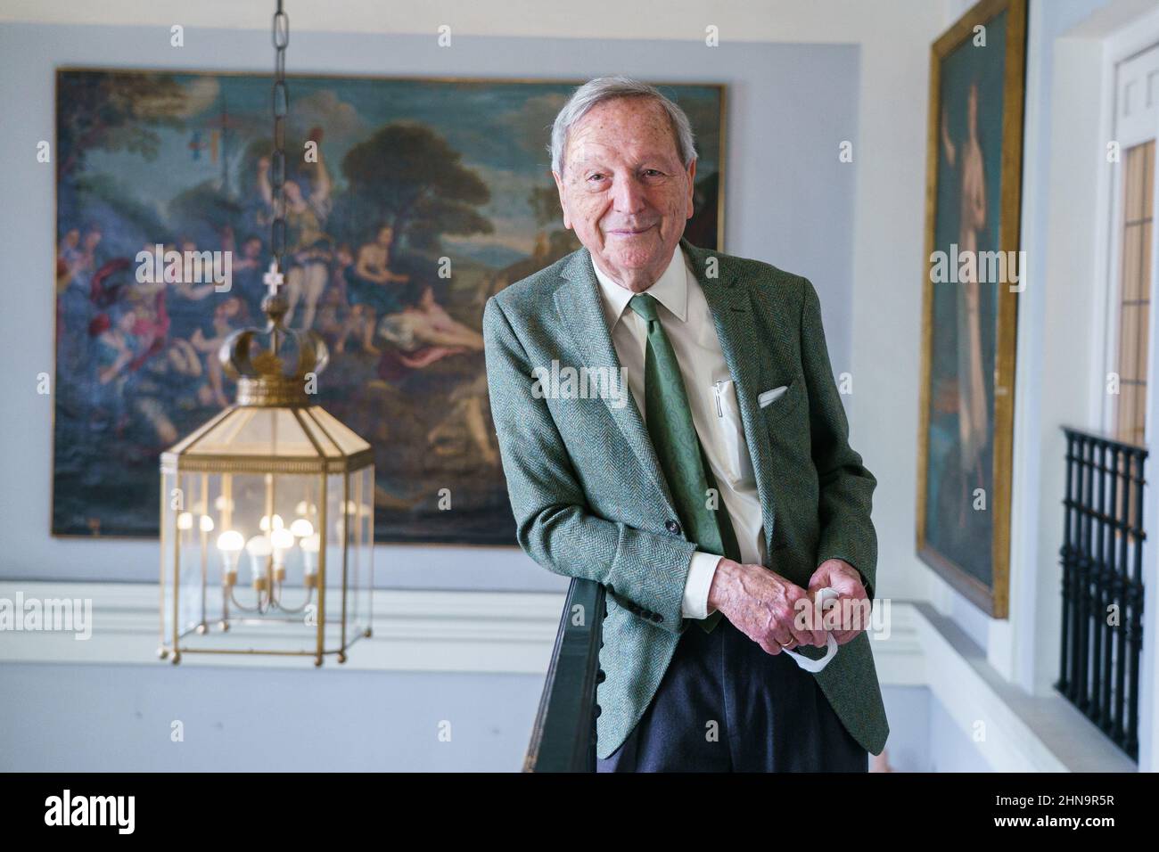 Spanish architect, José Rafael Moneo Vallés poses during a portrait ...