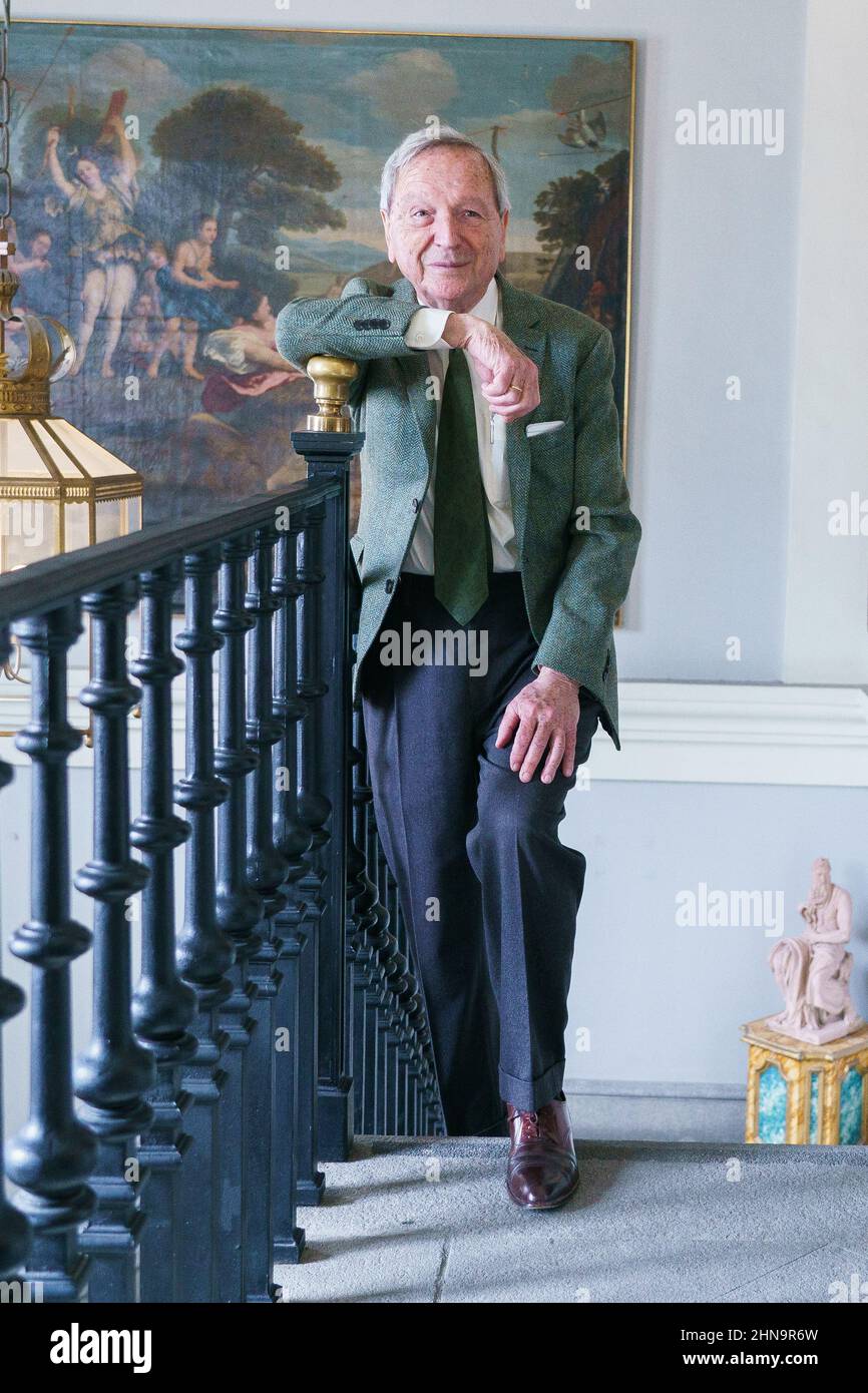 Spanish architect, José Rafael Moneo Vallés poses during a portrait ...