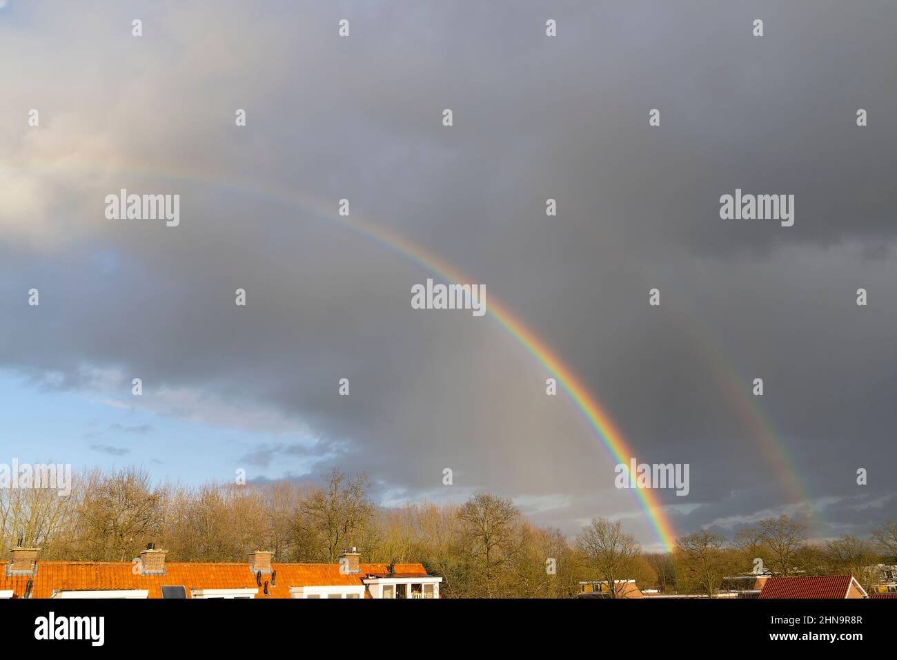 Rainbow roofs hi-res stock photography and images - Alamy