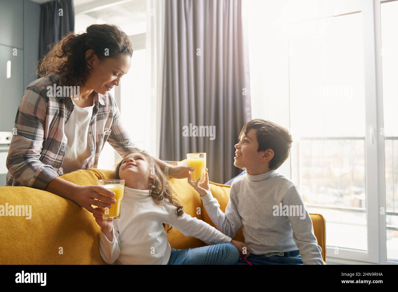 Giving drinks hi-res stock photography and images - Alamy