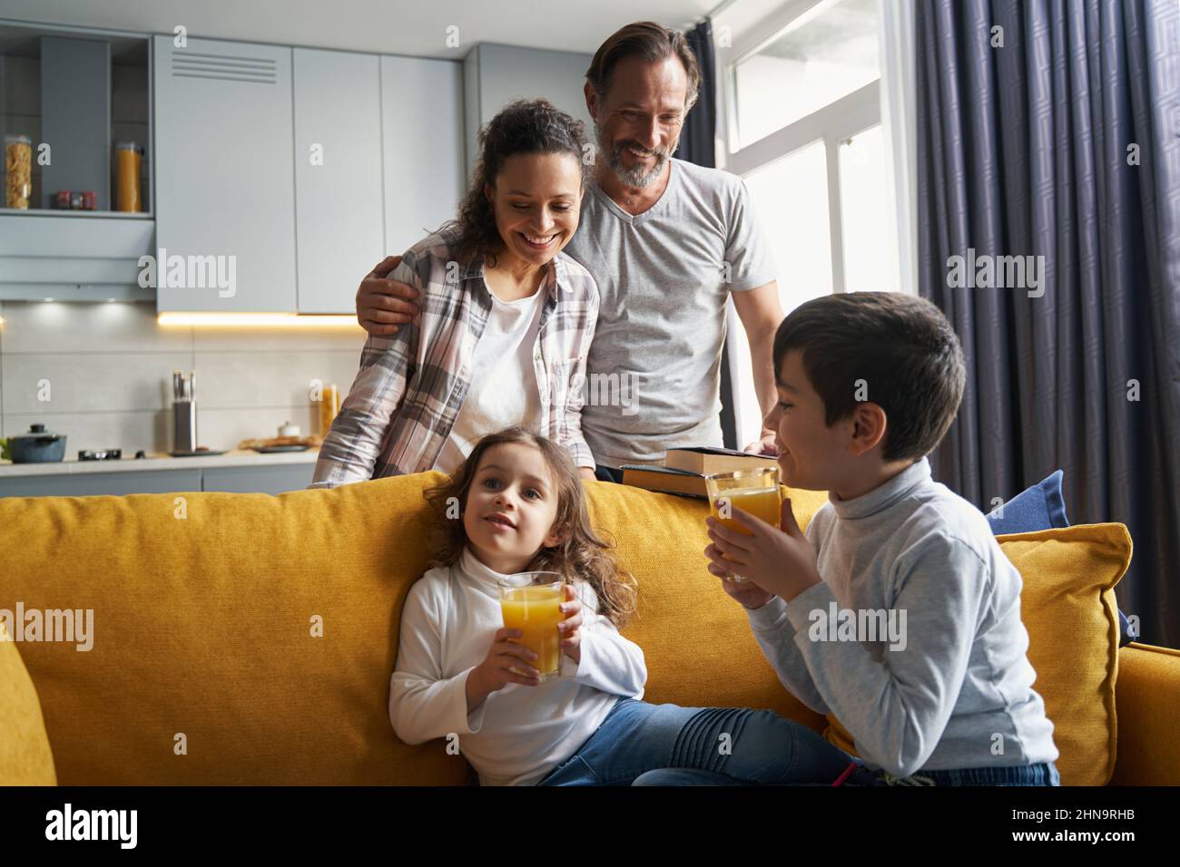 Proud parents kid hi-res stock photography and images - Alamy