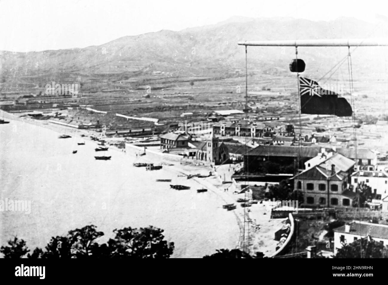 Panorama of Yantai, China, early 1900s Stock Photo - Alamy