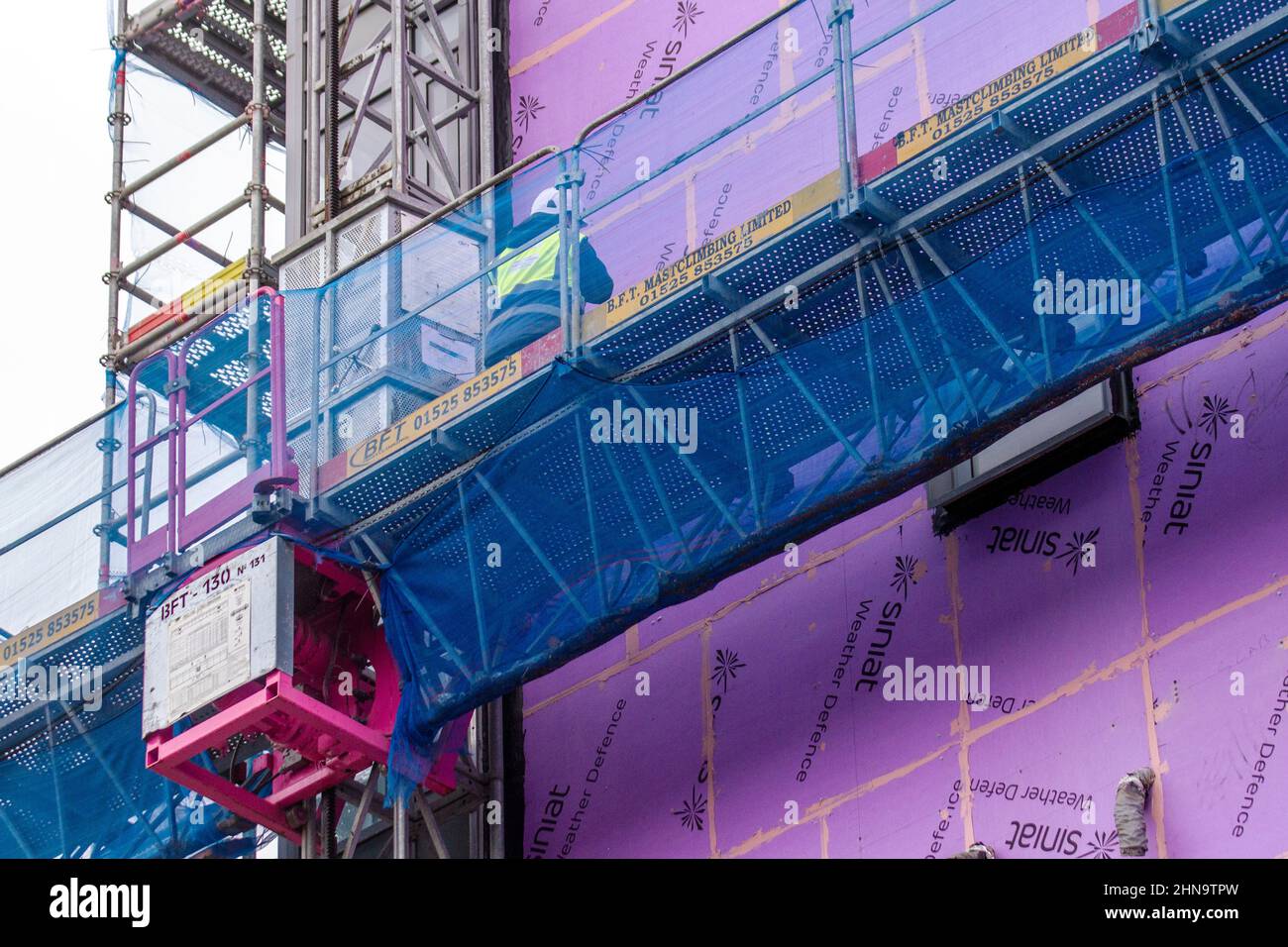 Construction cladding contractors Topek Limited. Preston's Crystal ...