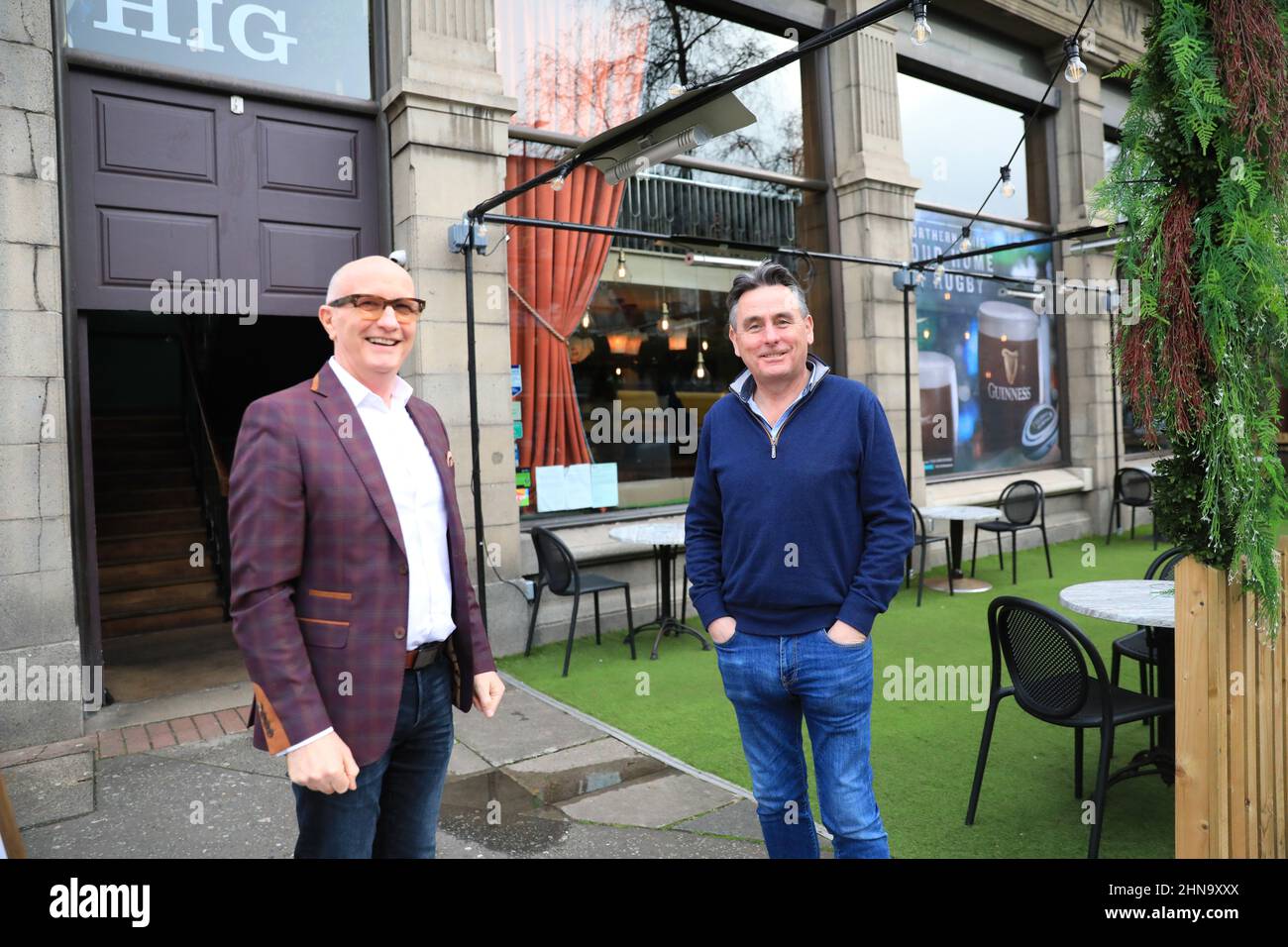 Stephen Magorrian (right), owner of Northern Whig bar and restaurant ...