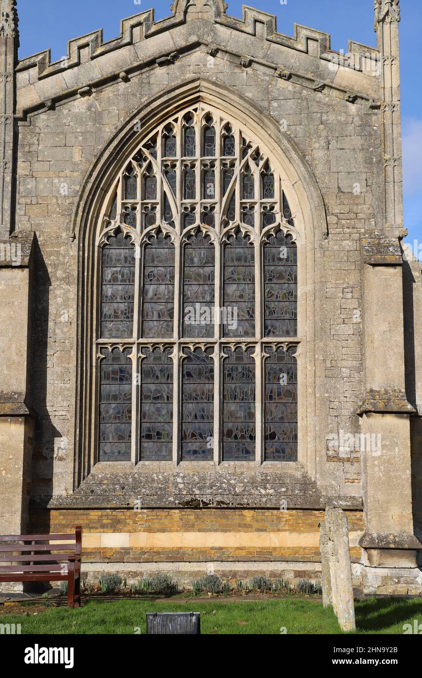 The south transept window, early Perpendicular style 14th century, St ...