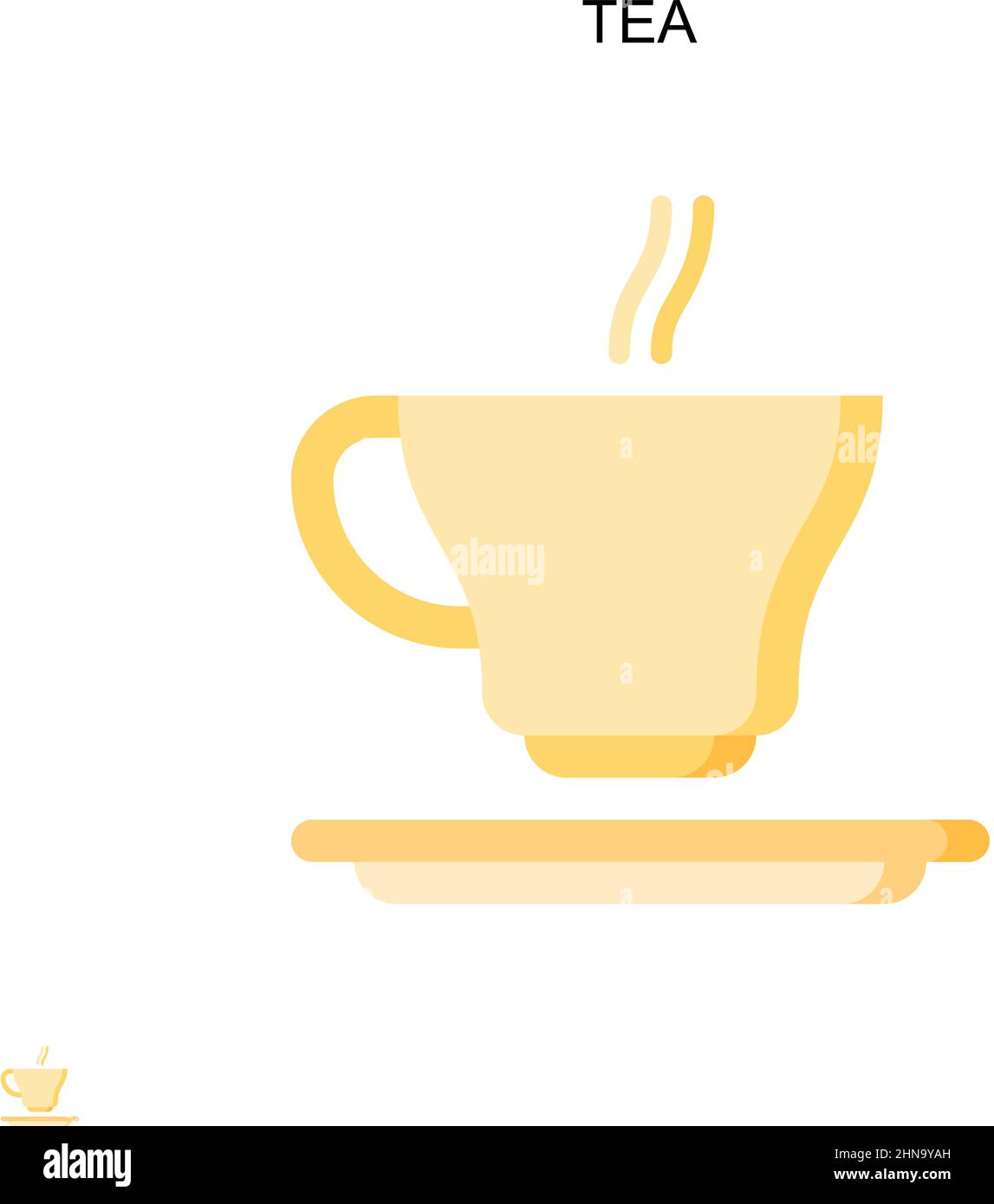 Tea Simple vector icon. Illustration symbol design template for web ...
